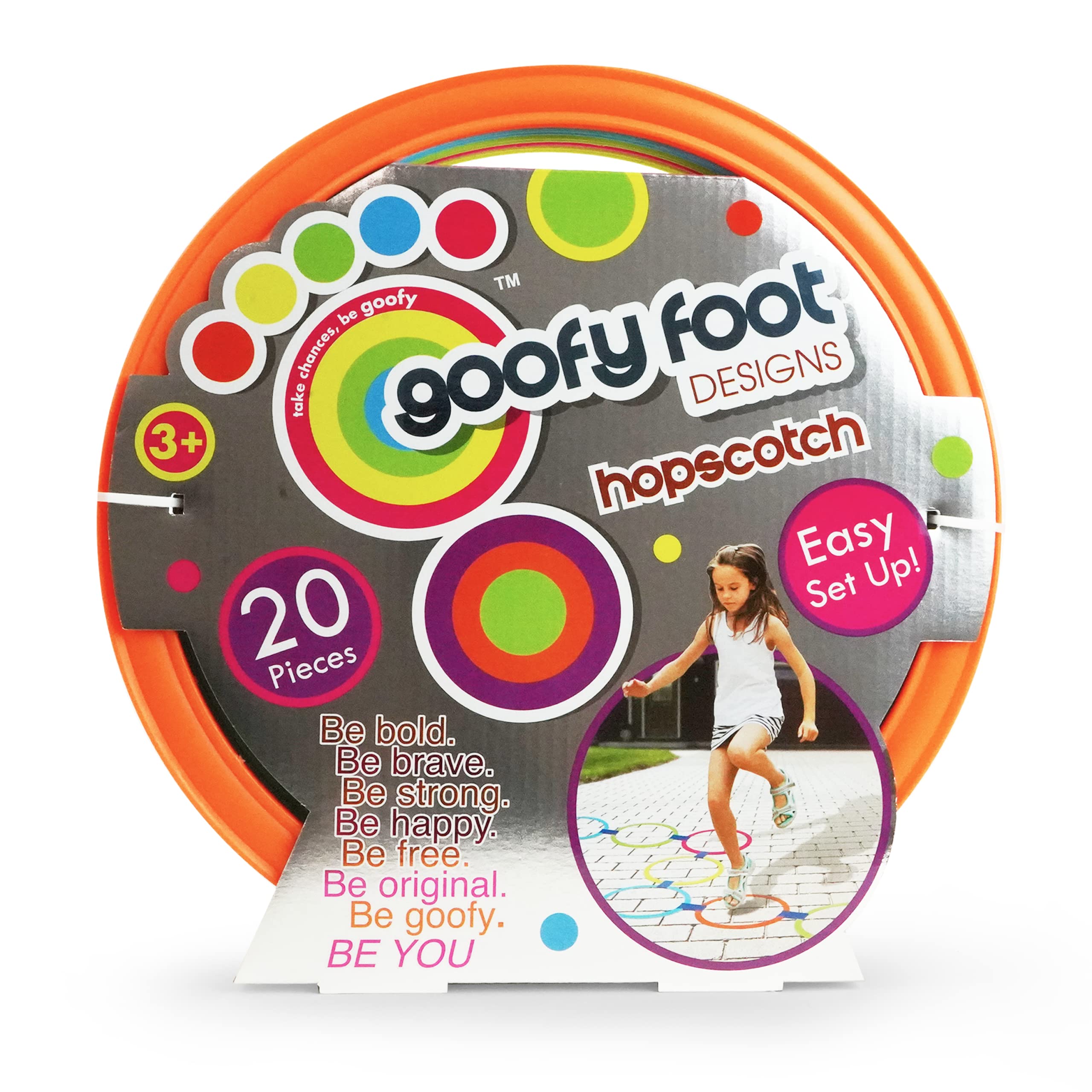 Goofy Foot 2 Pack Hopscotch Ring Set with 20 Hoops and 20 Connectors ...