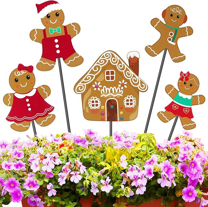 Amazon.com : Roowest 5 Pack 12'' H Christmas Decor Outdoor Christmas ...
