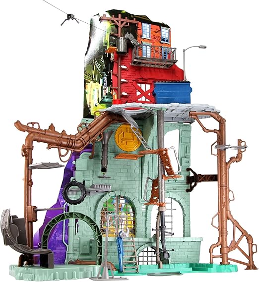 Amazon.com: Teenage Mutant Ninja Turtles Sewer Lair Playset : Toys & Games