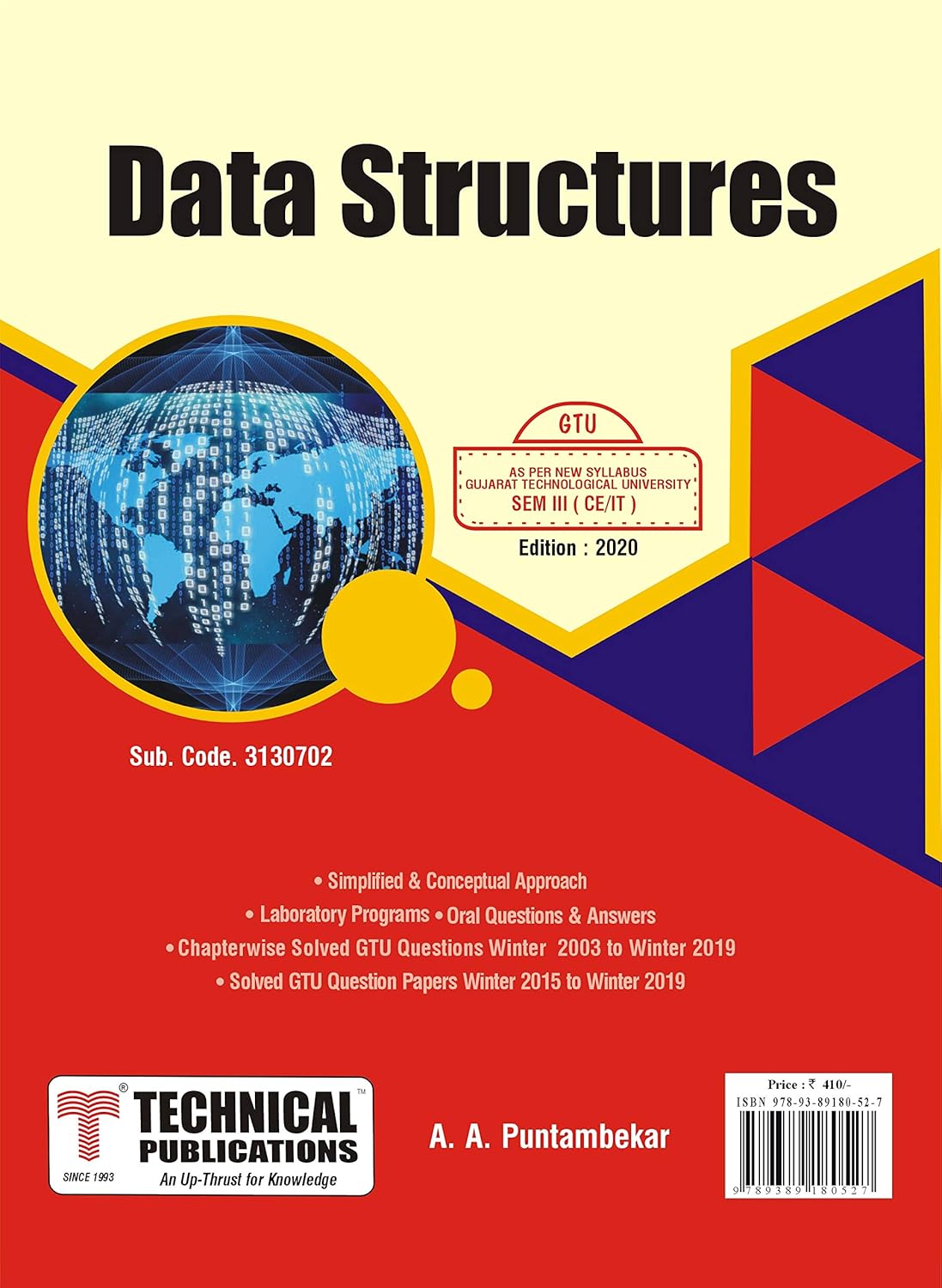 Data Structures for GTU 18 Course (III - CECSEITICT - 3130702) - 2020 Edition eBook ...