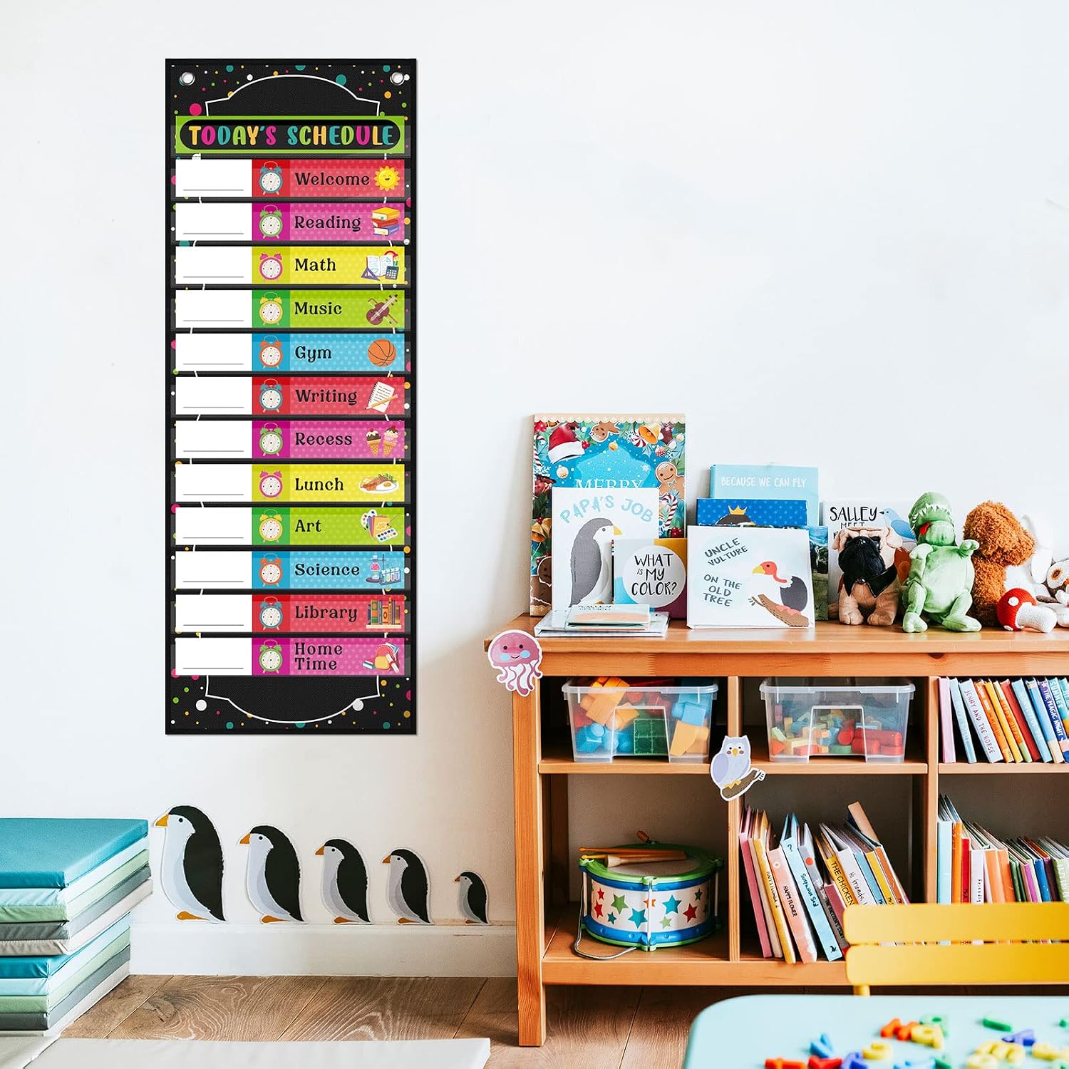 Jutom 22 Pcs Pocket Daily Schedule Chart Chalkboard Nepal | Ubuy