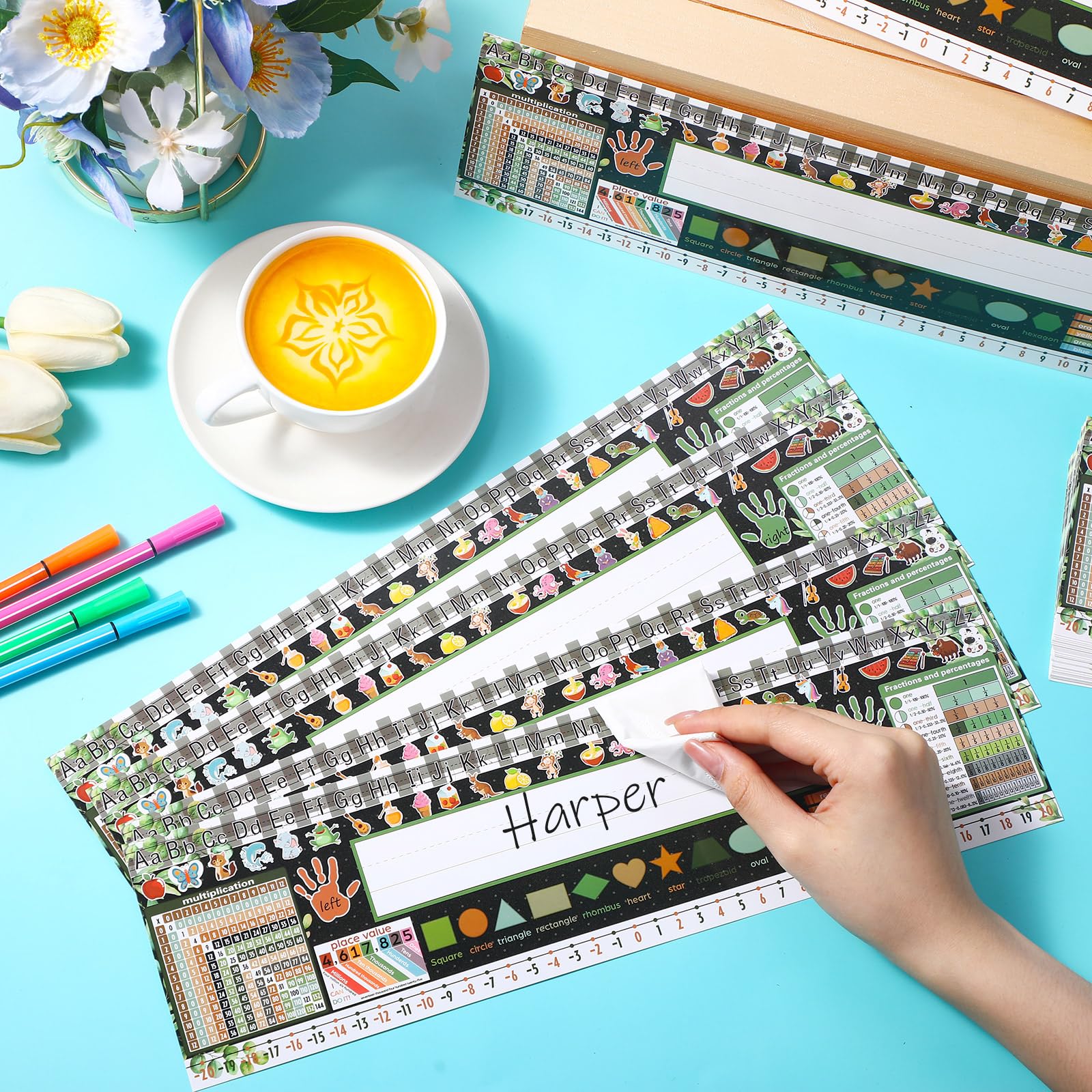 Snapklik.com : Tenceur 36 Pcs Desk Name Plates For Classroom Student ...