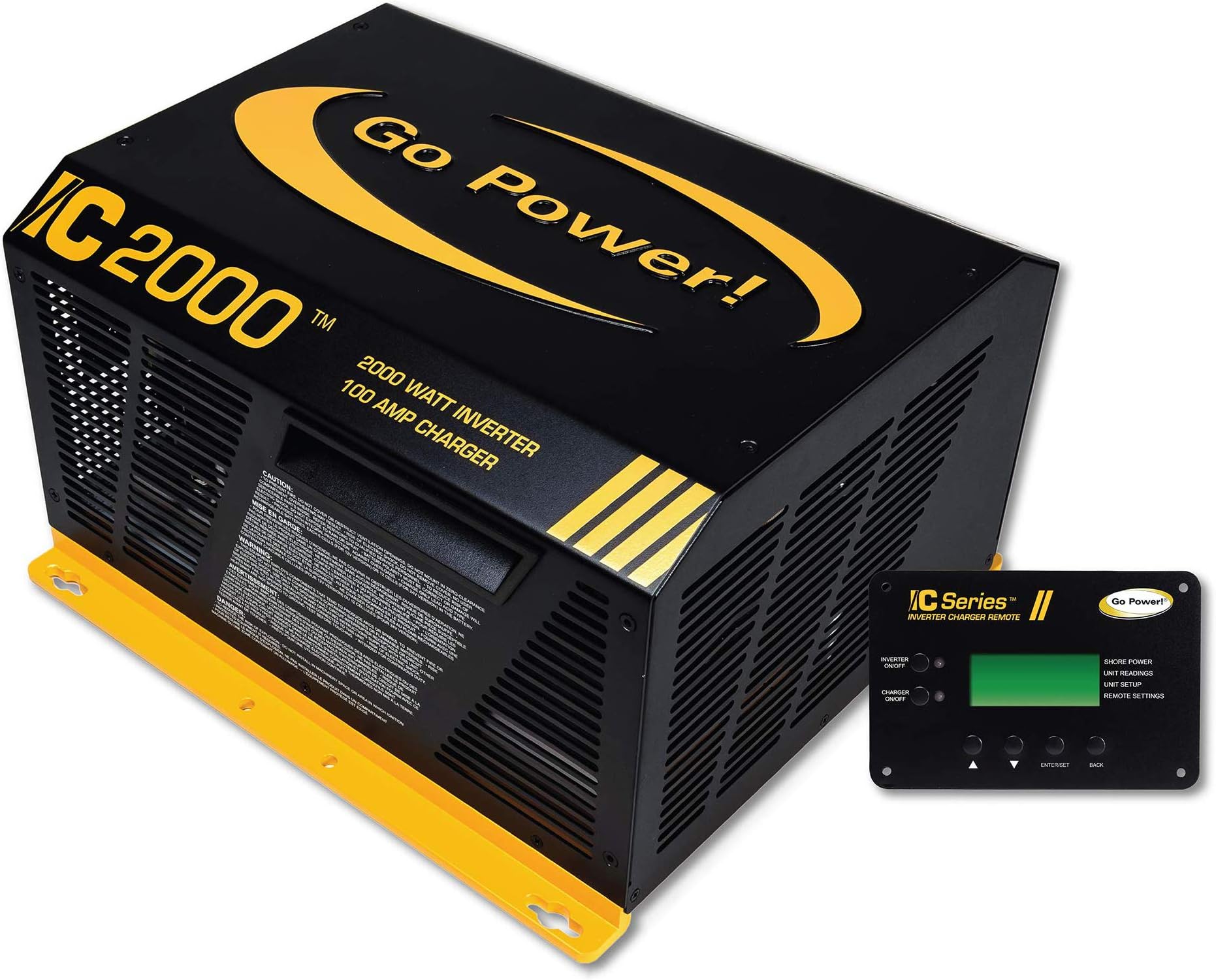 Amazon.com: Go Power! GoPower GP-IC2000-12-PKG Pure Sine Wave Inverter ...