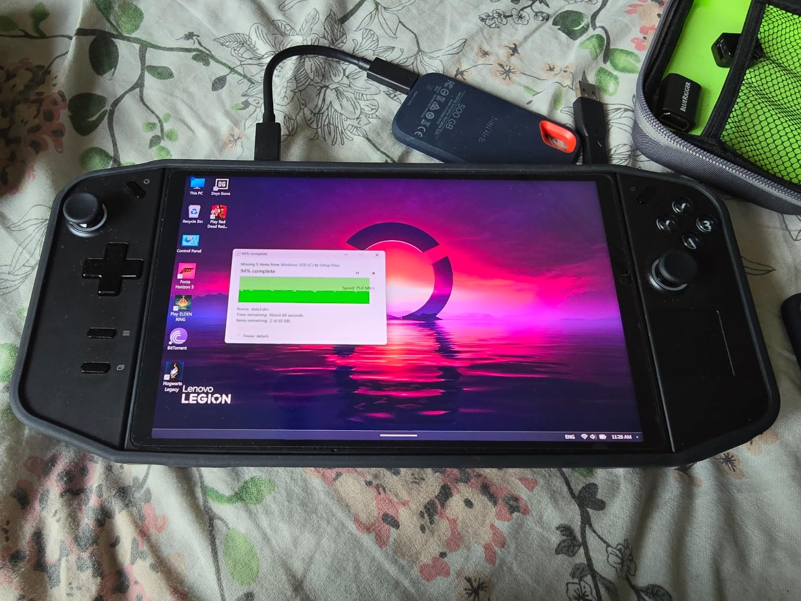 T Tersely for Lenovo Legion Go Case - Soft TPU Shockproof Protective ...