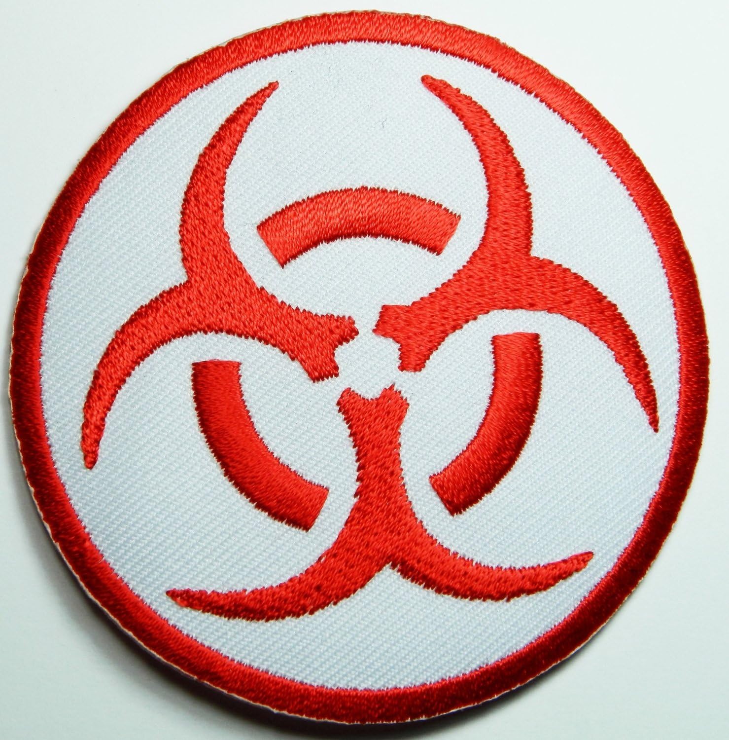 Amazon.com: Biohazard Symbol Sign Danger Poison Toxic Warning patches ...