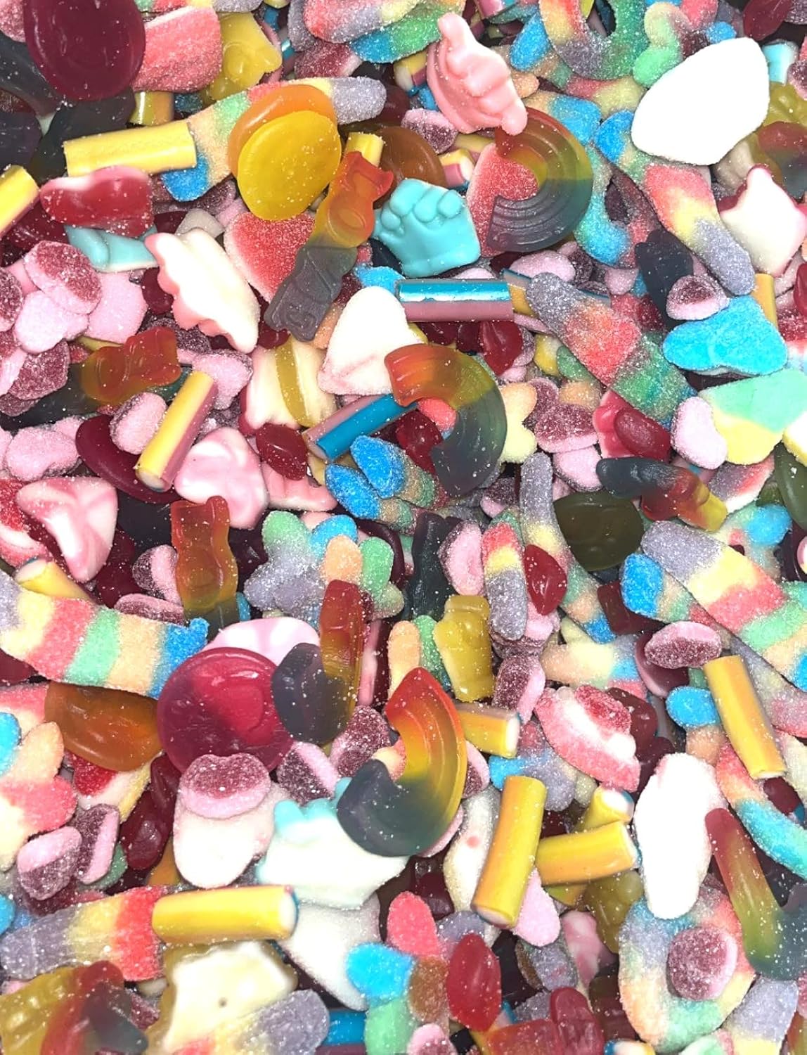 1kg LGBTQIA+ Pride Rainbow Sweet Assortment Pick n Mix Sweets Gift Bag ...