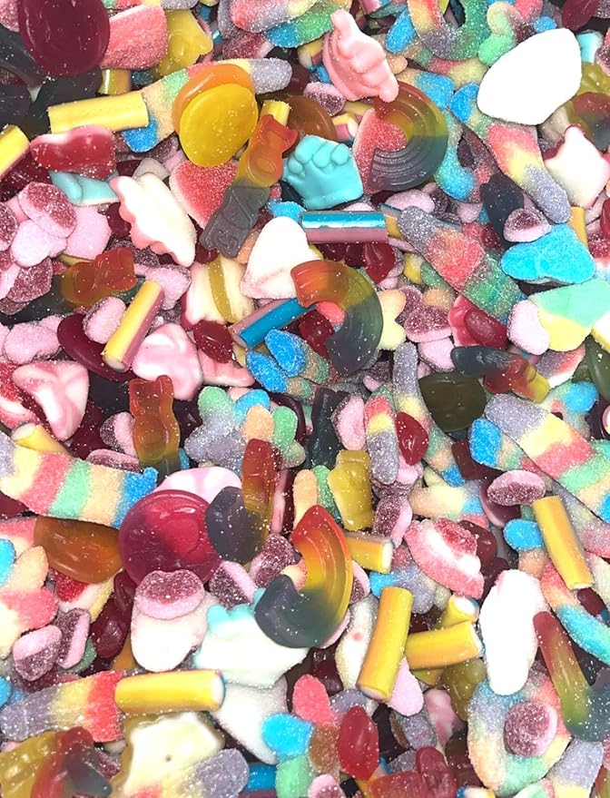 1kg LGBTQIA+ Pride Rainbow Sweet Assortment Pick n Mix Sweets Gift Bag ...