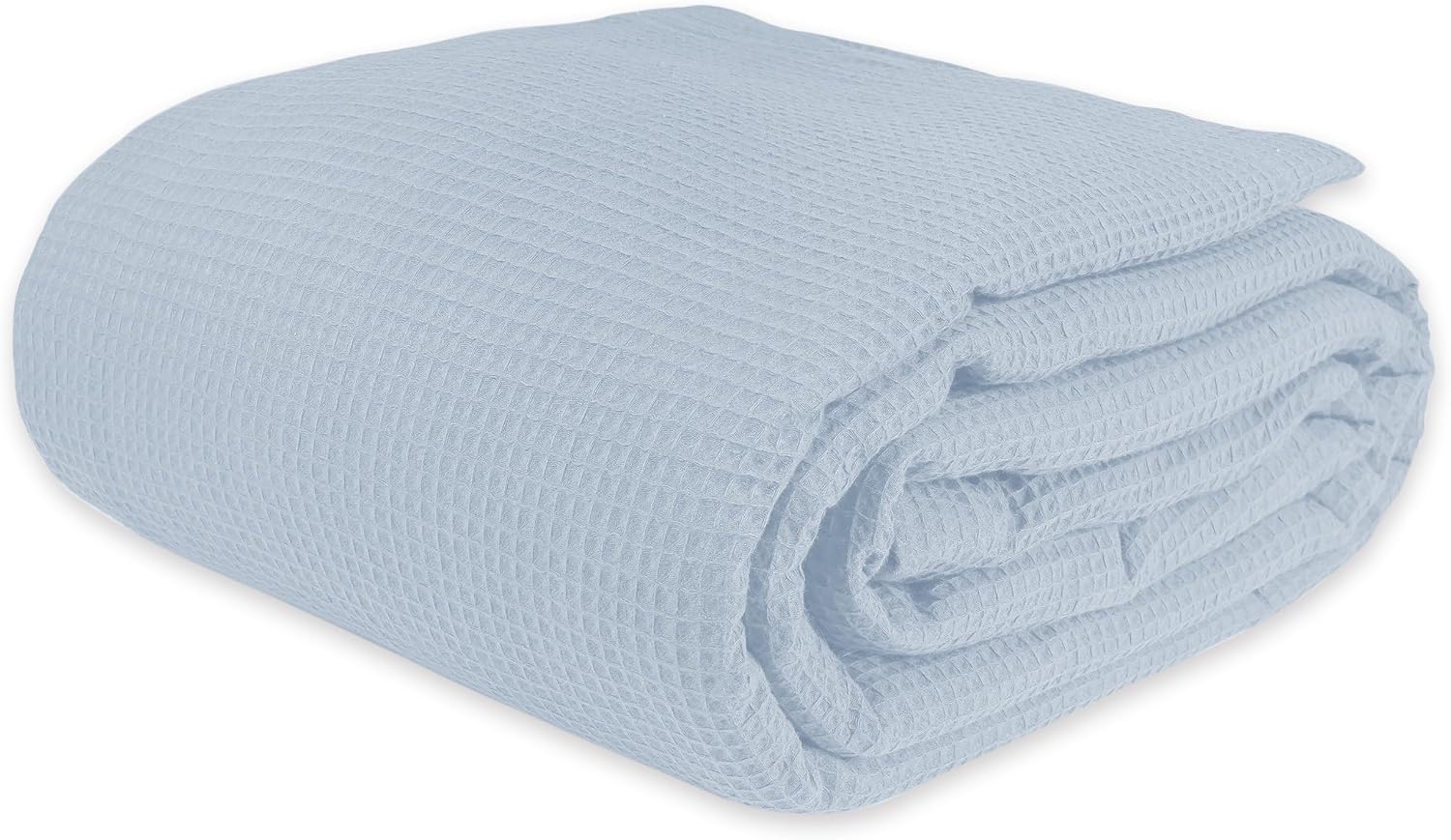 100% Cotton, Cooling Waffle Blanket, Lightweight, Breathable, Bedding ...