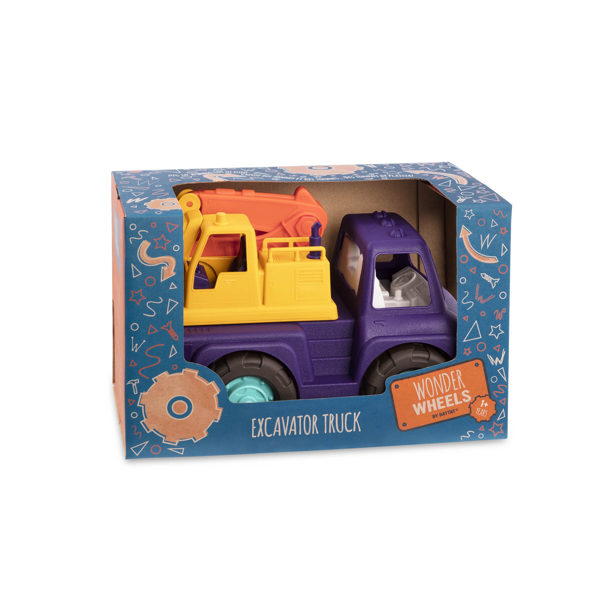 Wonder Wheels by Battat – Toy Excavator Truck – Digger Truck with ...