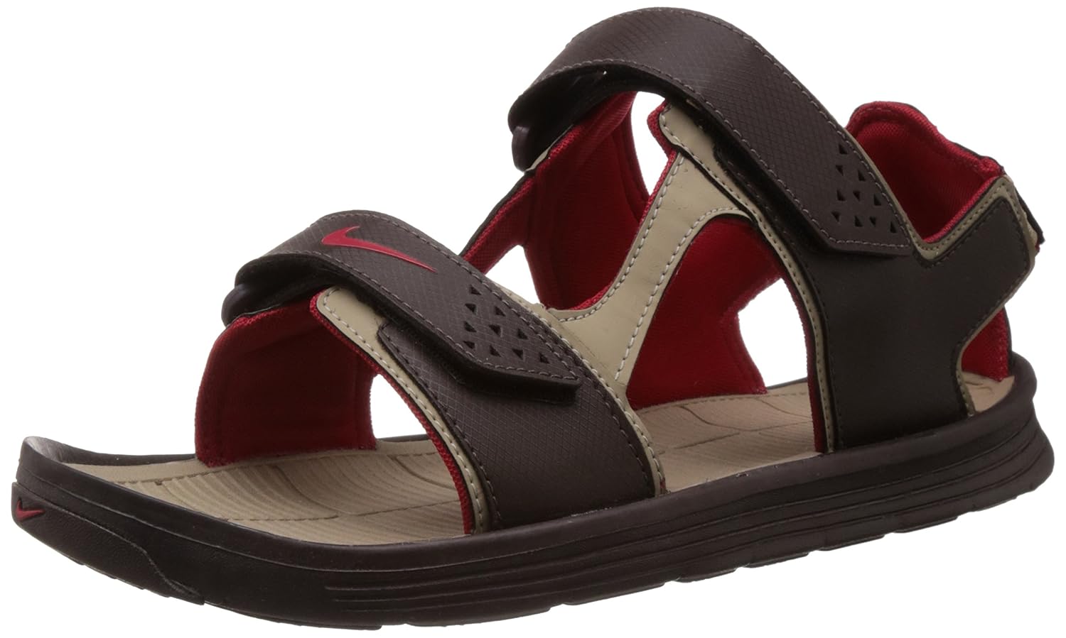 Nike Men's Urbanfloat Dark Cinder,University Red Sandals and Floaters ...
