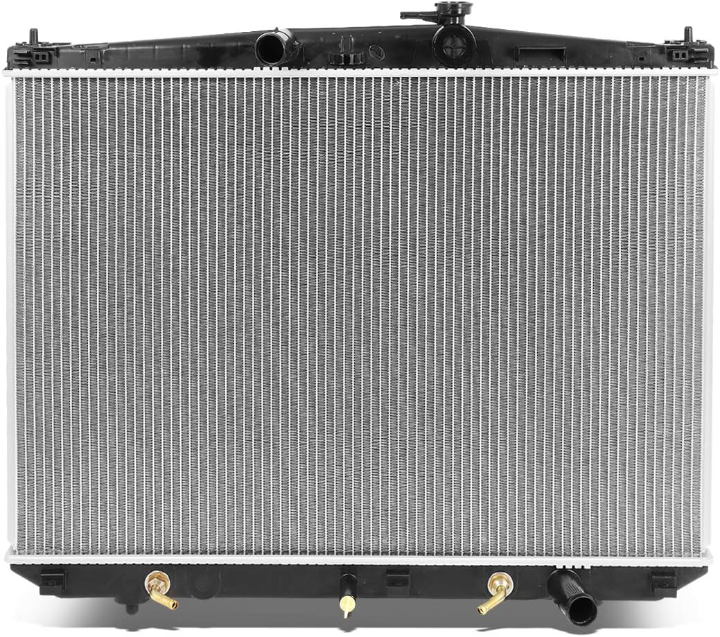 Amazon.com: DNA Motoring CU13449 1-Row Aluminum Core Radiator Engine ...