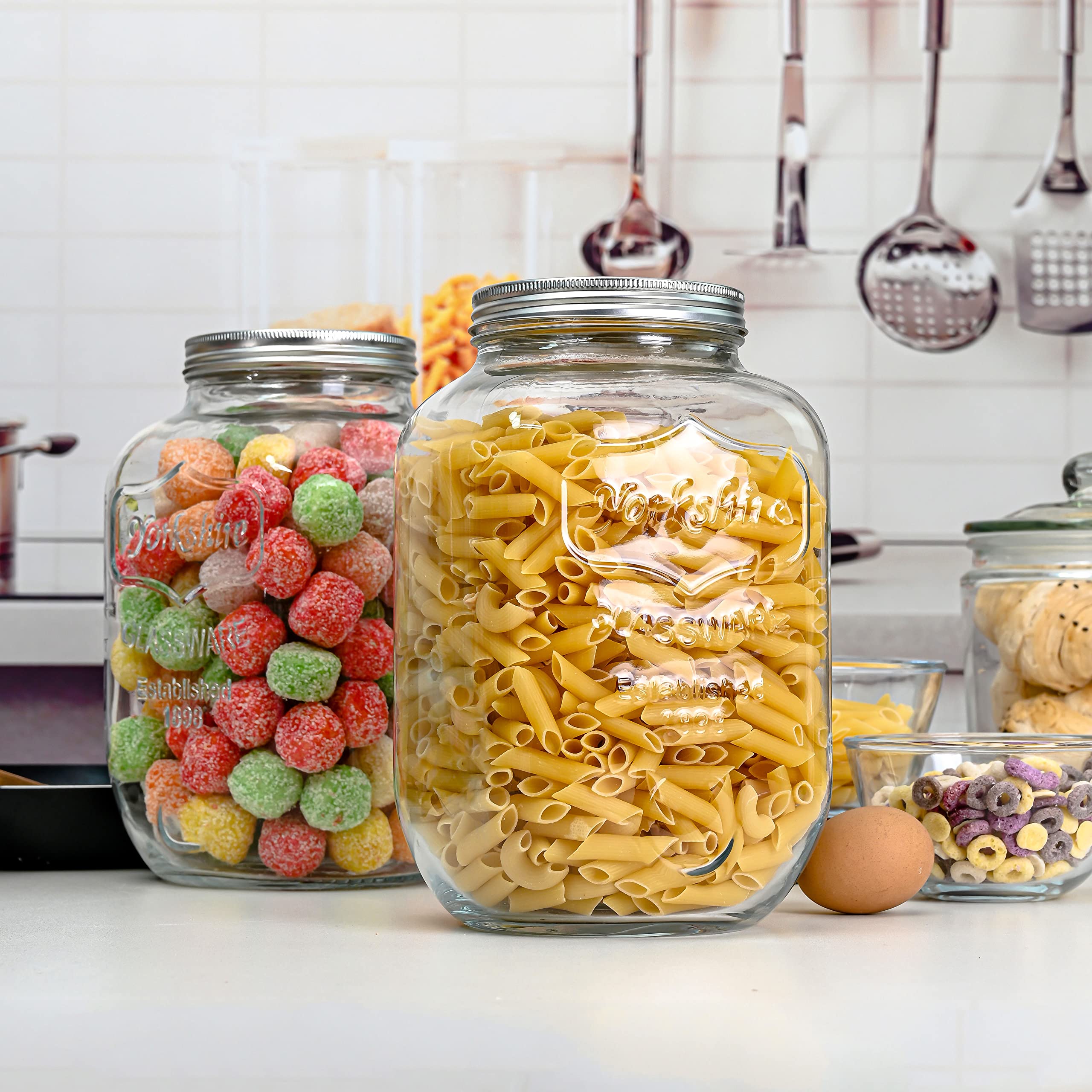 Largest Wide Mouth Jars Leifheit Wide Mouth Screw Top Preserve Jars