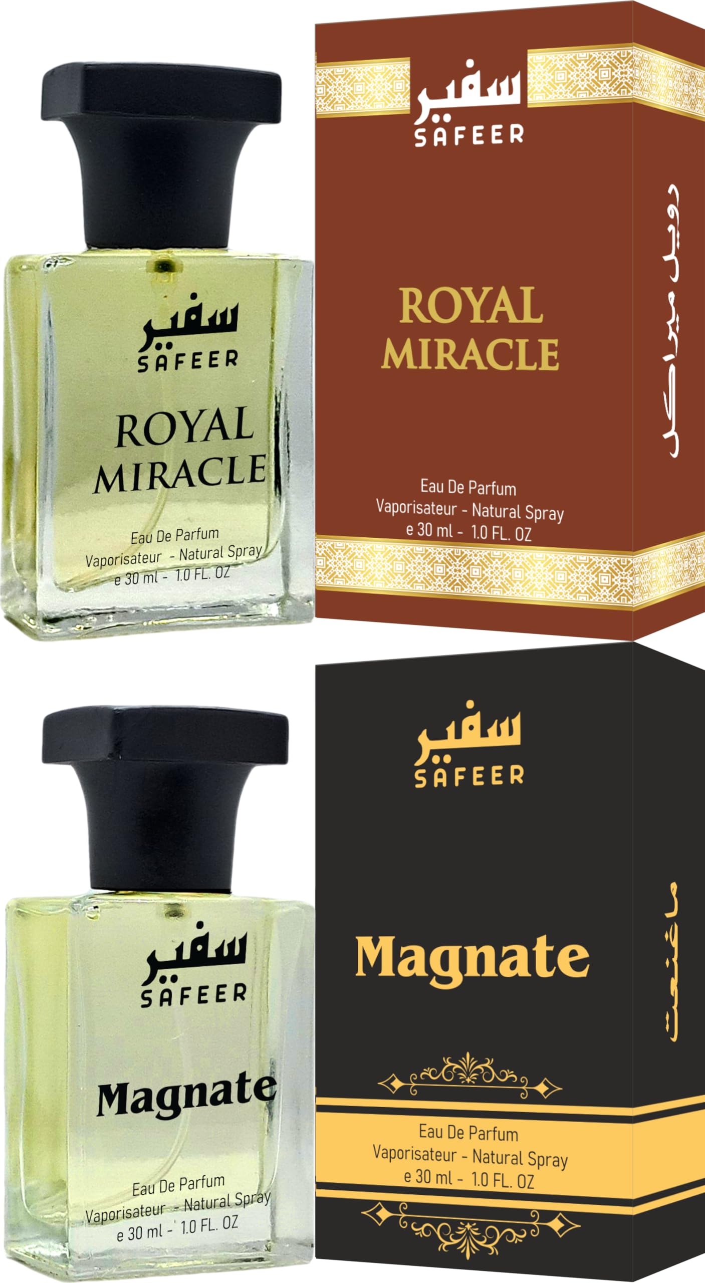 Buy Safeer Perfume Royal Miracle, Magnate 30 ml Each Eau de Parfum Pack ...