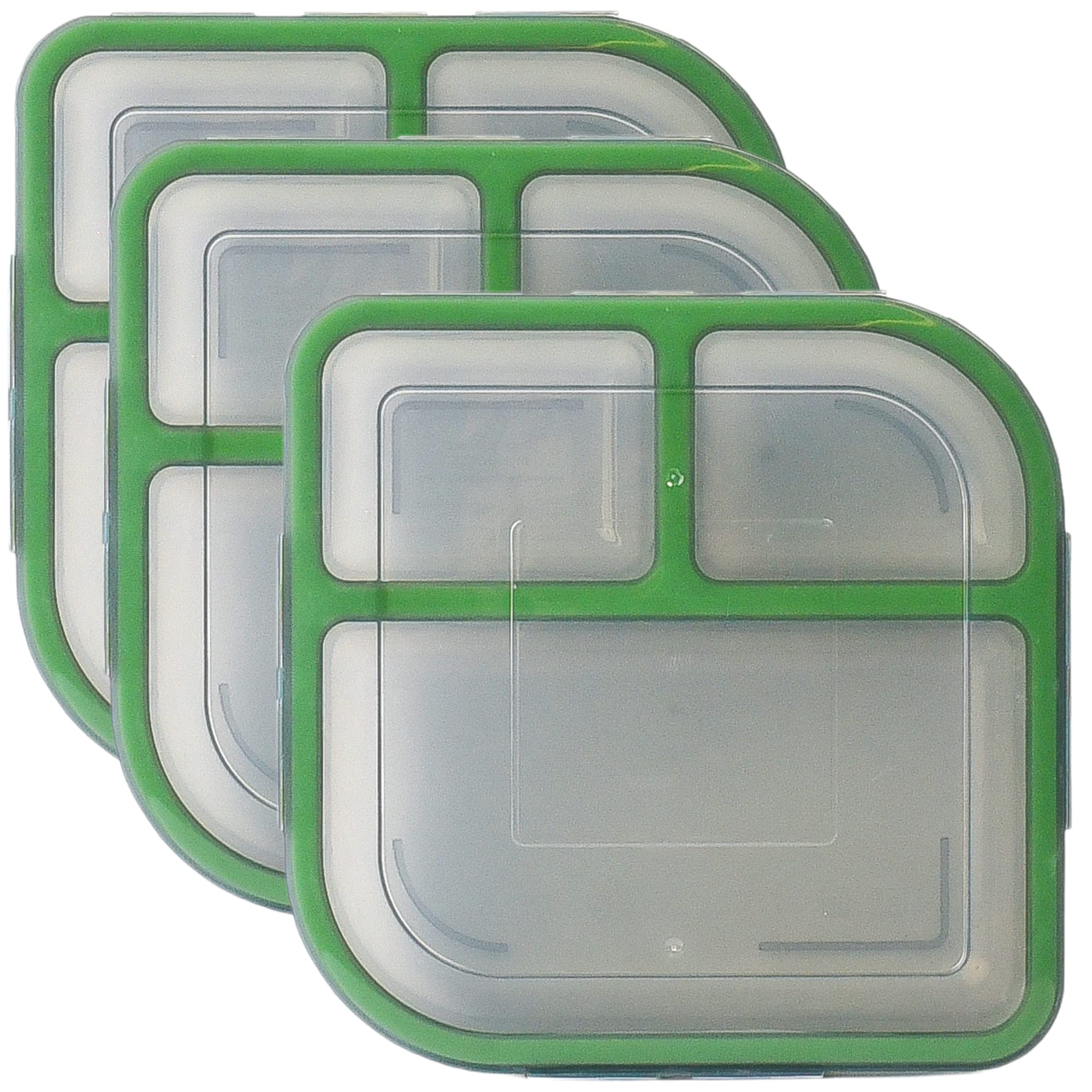 Amazon.com: MyGo Container Large To-Go 3-Compartment Food Containers ...
