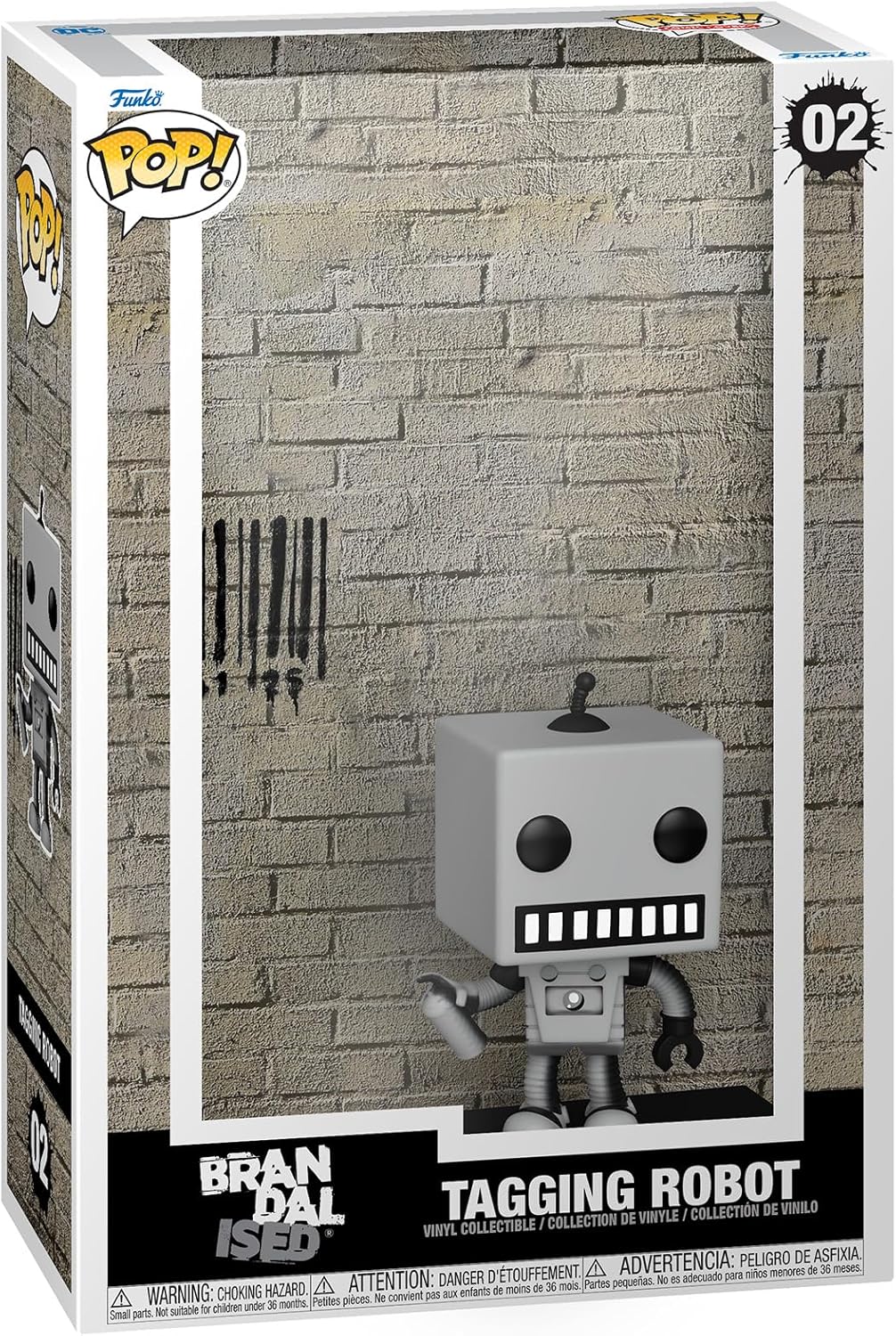 Funko Pop! Art Cover: Brandalised - Tagging Robot, Figures - Amazon Canada