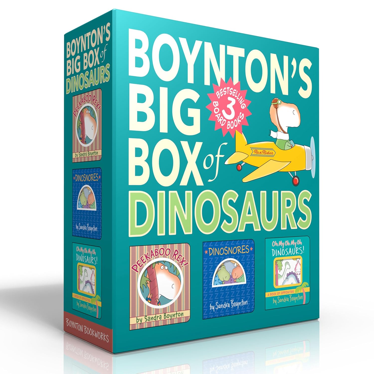 Amazon.com: Boynton's Big Box of Dinosaurs (Boxed Set): Peekaboo Rex ...