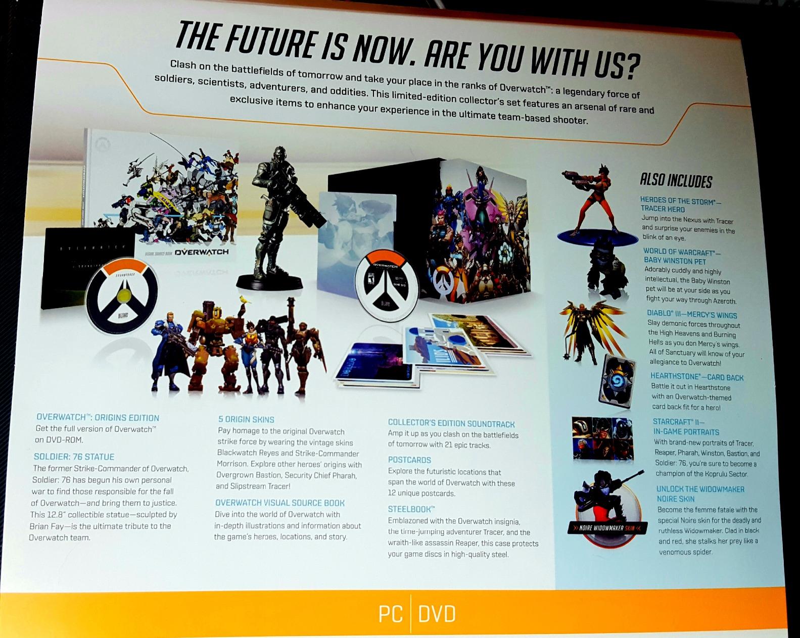 Overwatch Collectors Edition PC: PC: Video Games - Amazon.ca