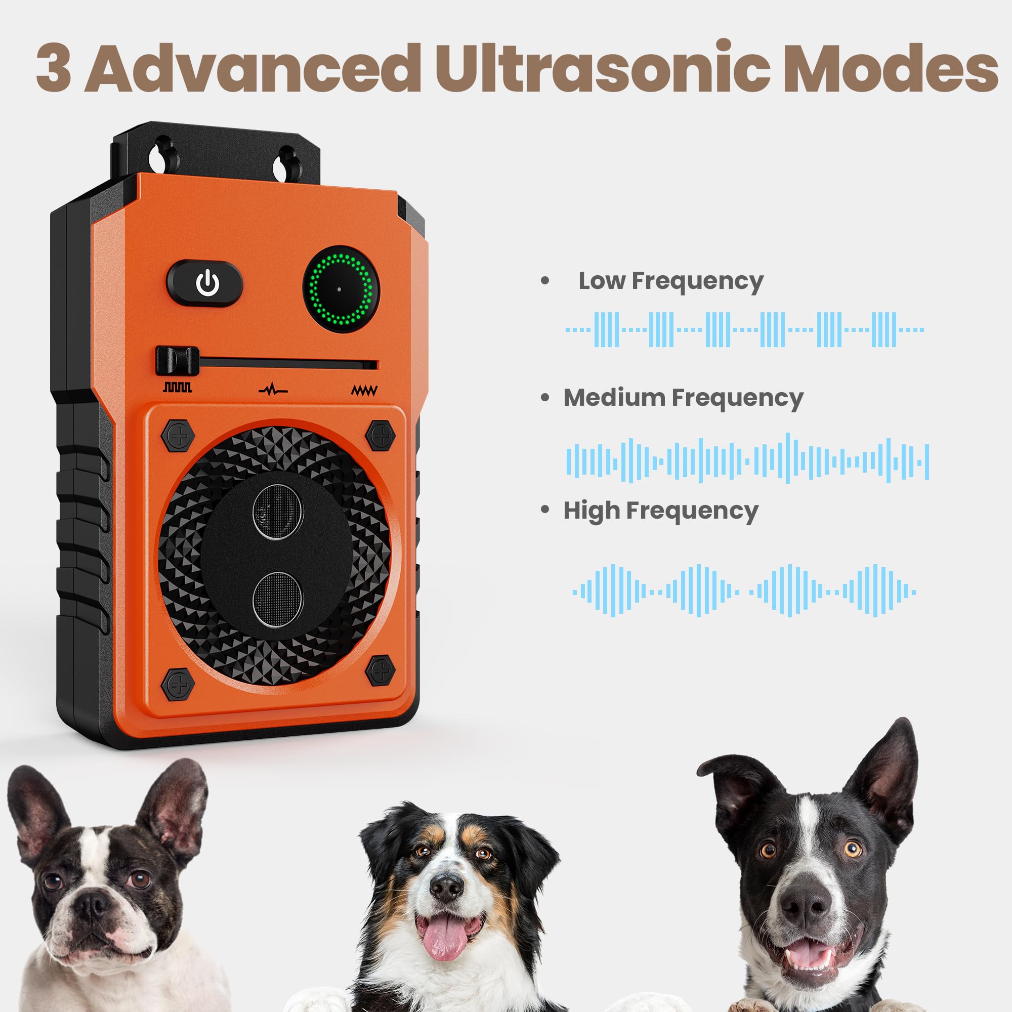 Ultrasonic Anti Bark Device For Indoor Outdoor Use Anti Barking Device ...