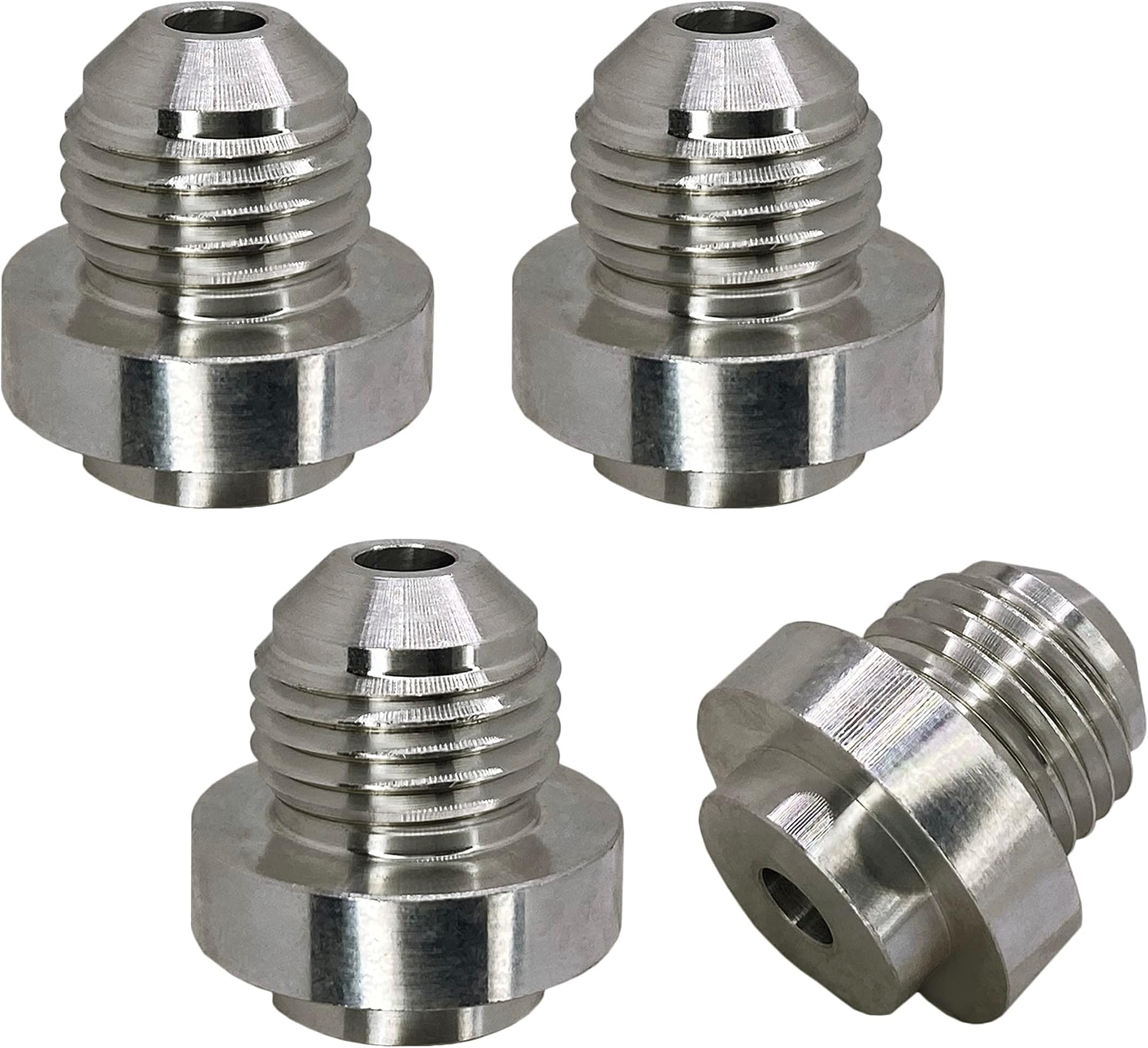 Amazon.com: AN6 Weld On Bung Stainless Steel Male Flare Weldable Fuel Tank Fitting AN6 JIC-6 AN ...