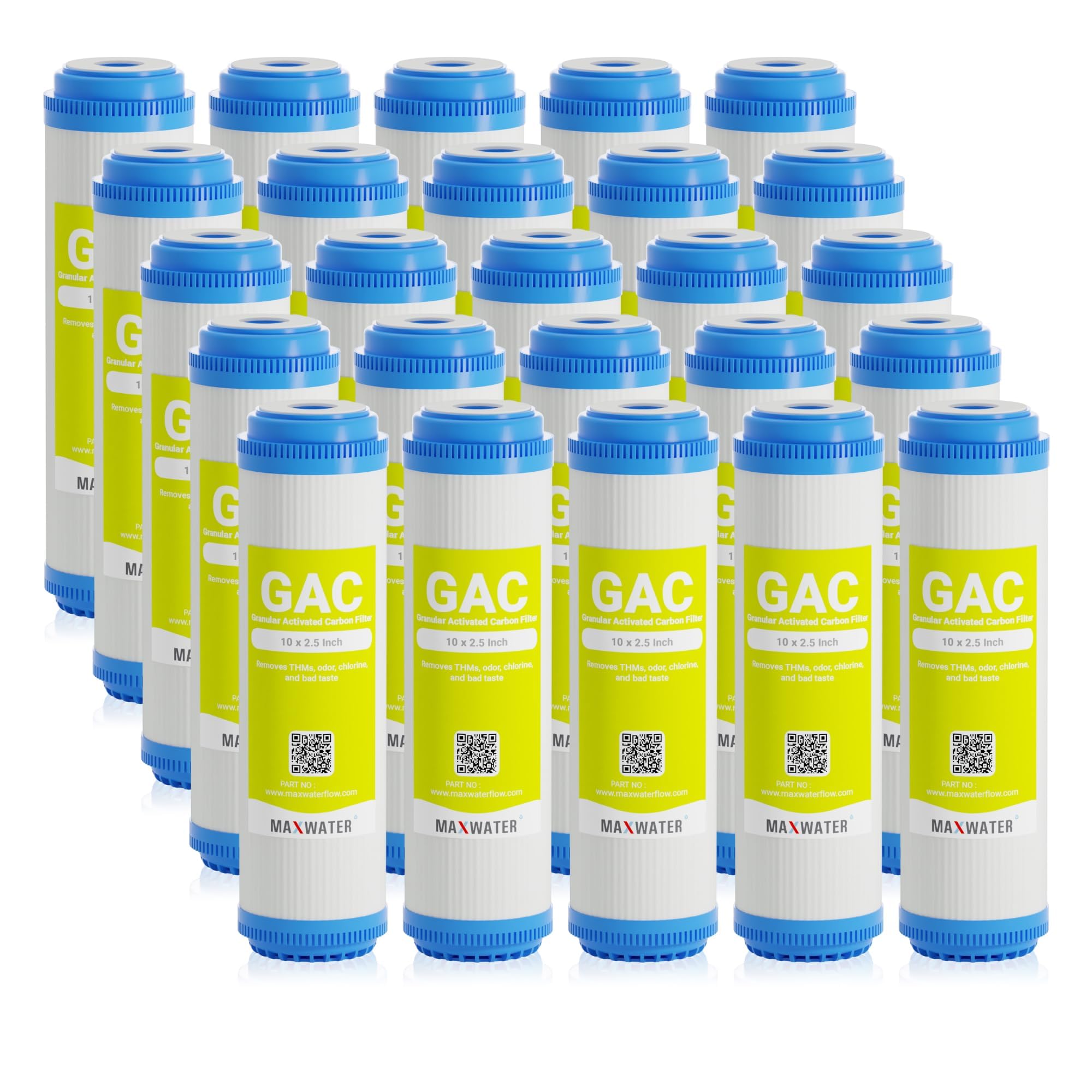 25 Pack of Granular Activated Carbon GAC Water Filter Replacement – 5 ...
