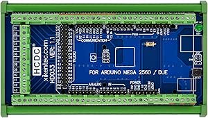 HCDC DIN Rail Mount Pinout Breakout Terminal Block Module for Arduino ...