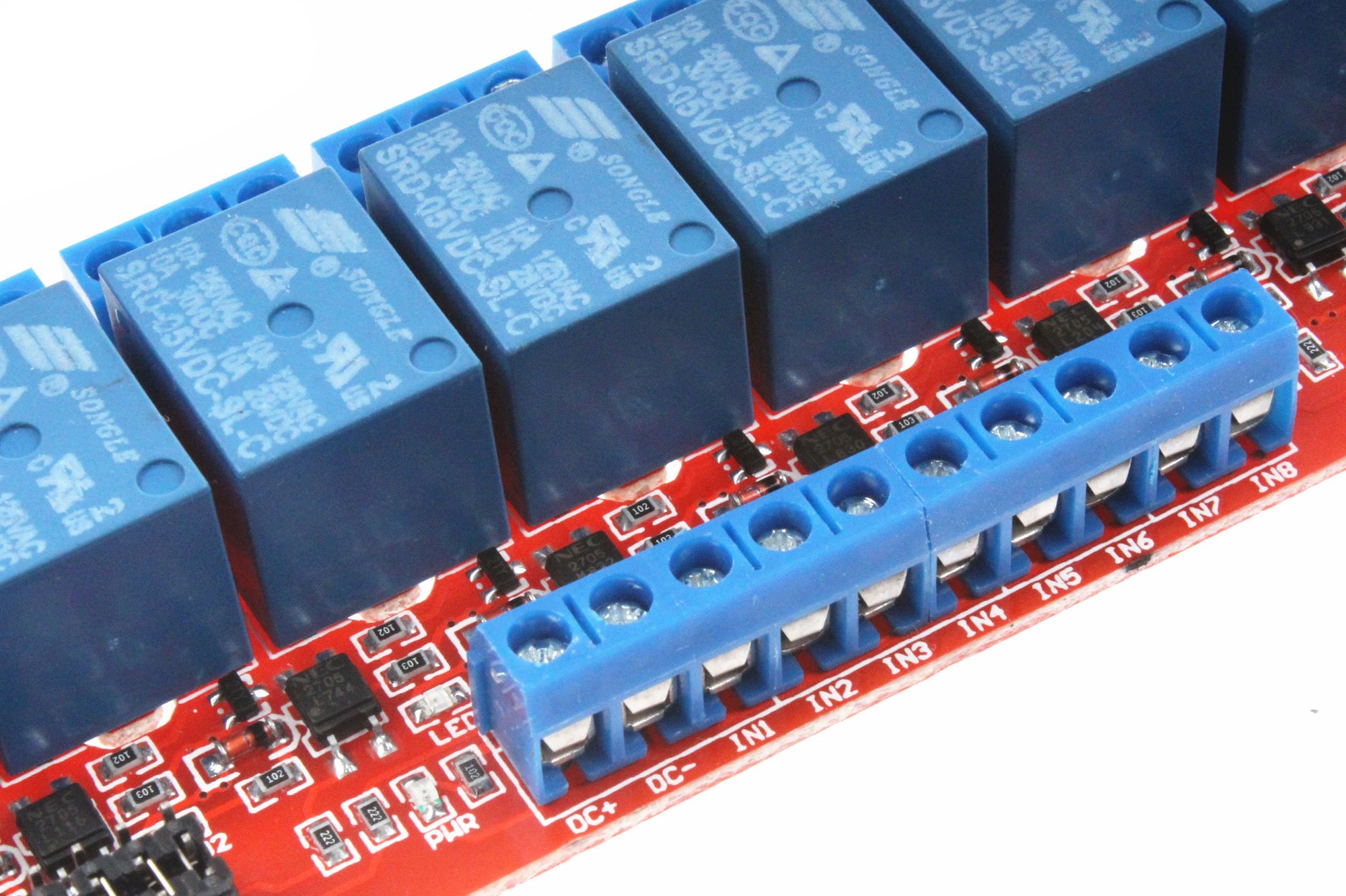 Snapklik.com : NOYITO 8-Channel Relay Module High Low Level Trigger