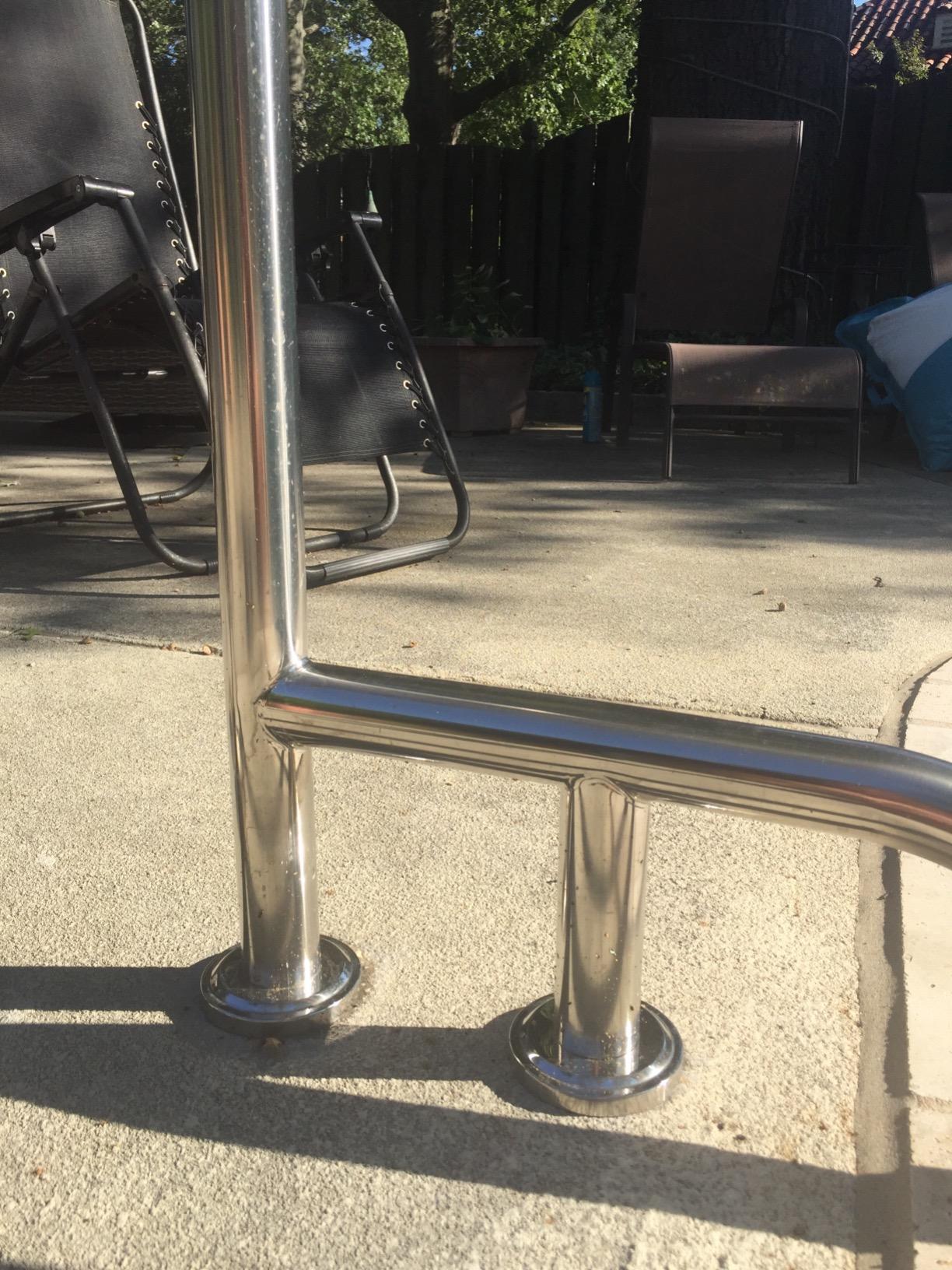 Amazon.com: Wood Grip | Anchor and Escutcheon Pool Rail Set | 4 ...