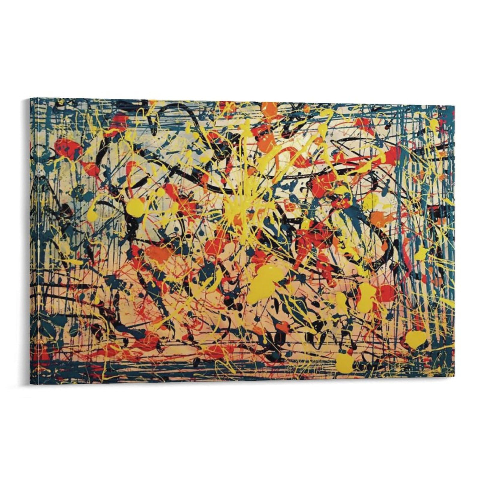 Quotmodern Abstract Jackson Pollock Painting Original Art Jackson
