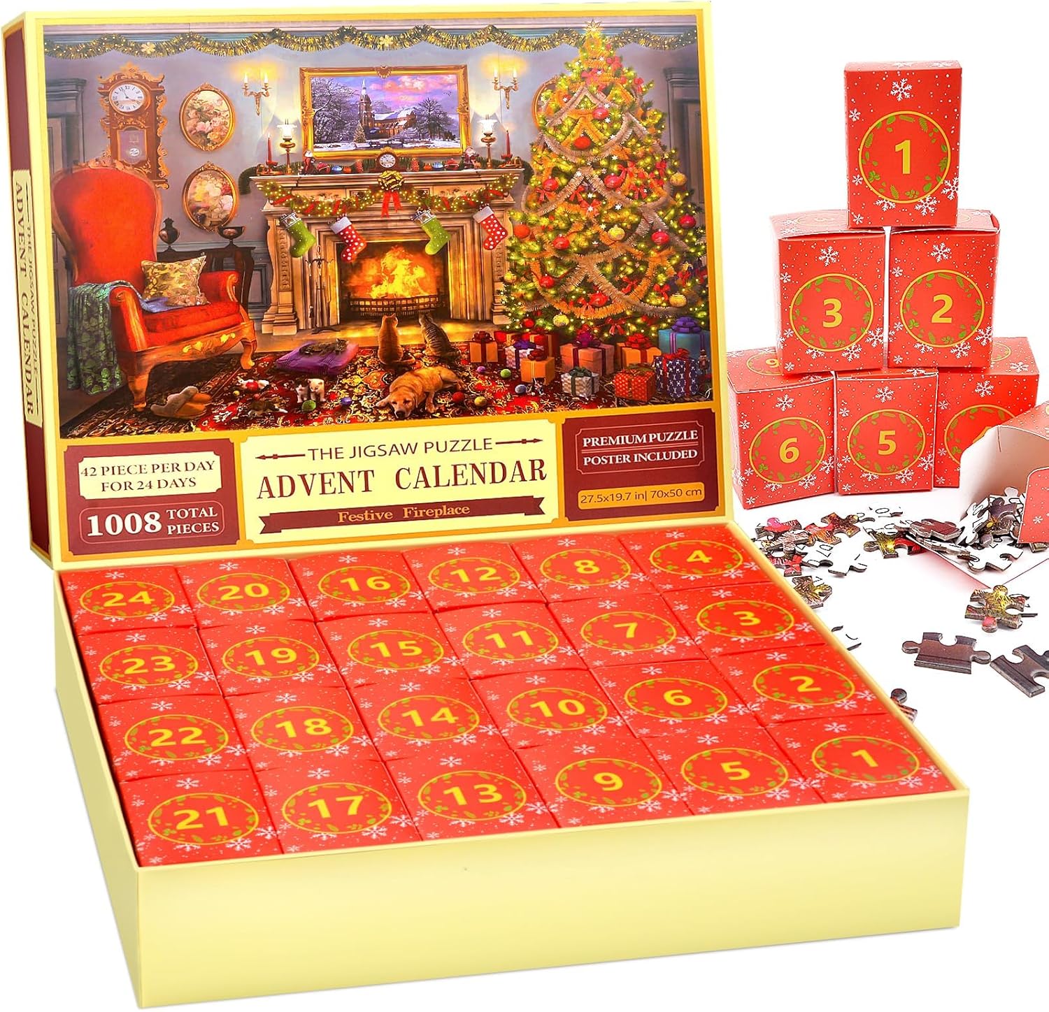 Jigsaw Advent Calendar 2024, Advent Calendar Jigsaw Puzzle - 24 Days ...