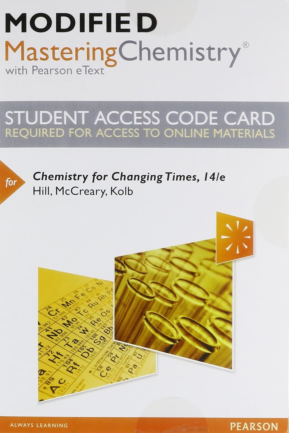 Amazon.com: Modified Mastering Chemistry with Pearson eText - Standalone Access Card - for ...