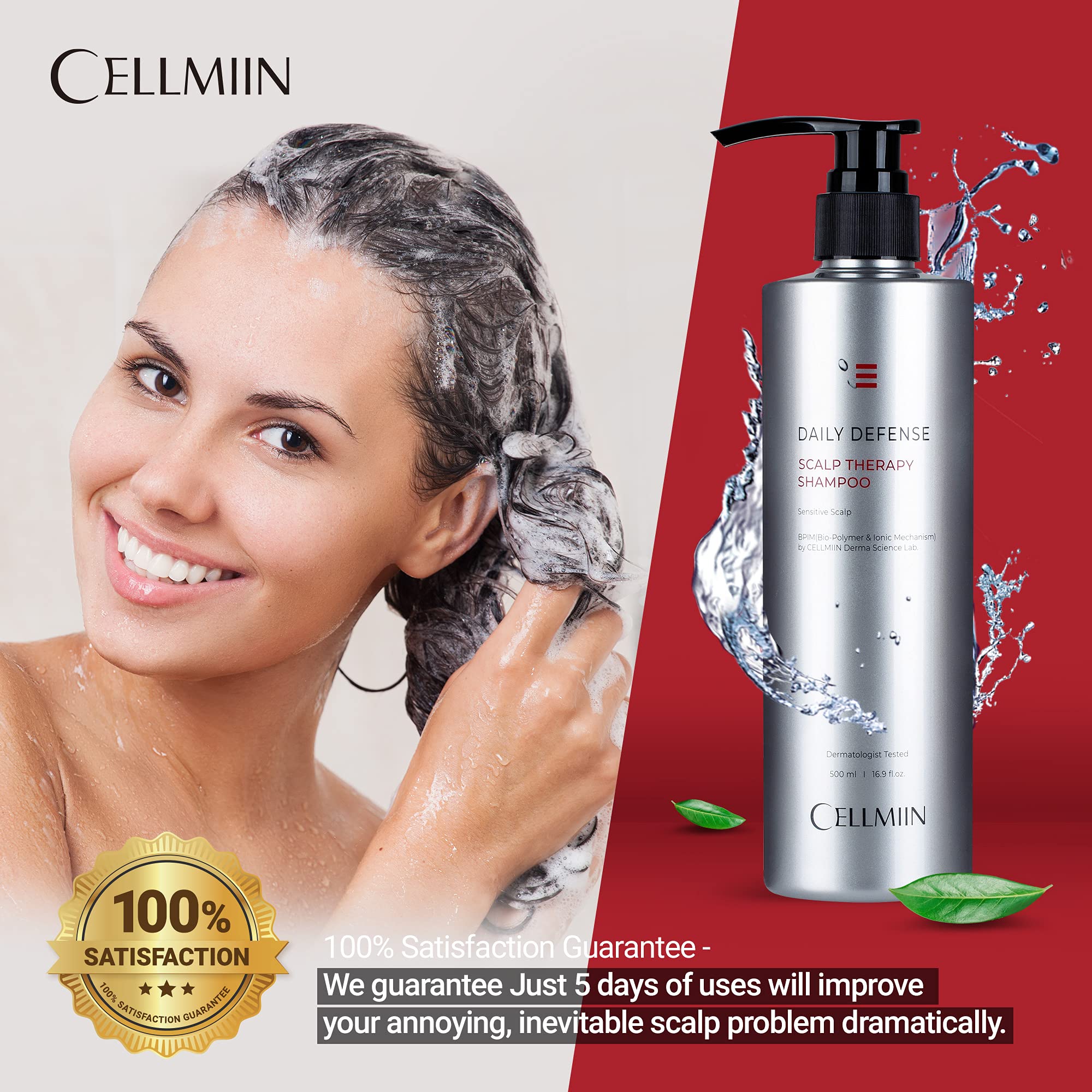 CellMiin Scalp Theraphy Anti Dandruff Shampoo for Itchy Scalp ...