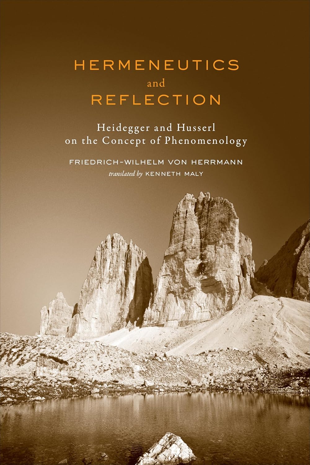 Hermeneutics and Reflection: Heidegger and Husserl on the Concept of ...