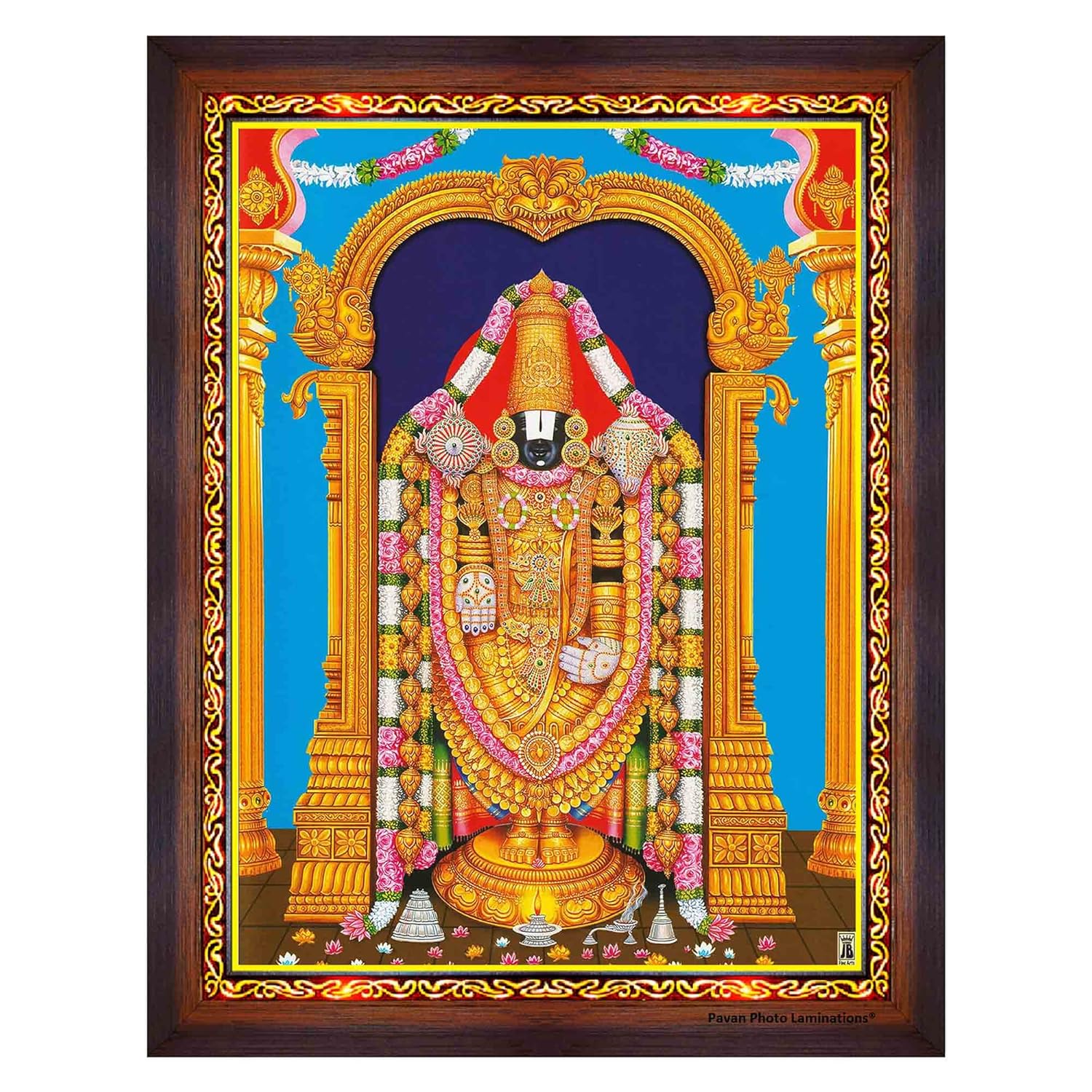 Pavan Photo Laminations Tirupati Balaji Lord Venkateshwara Swamy Wall ...