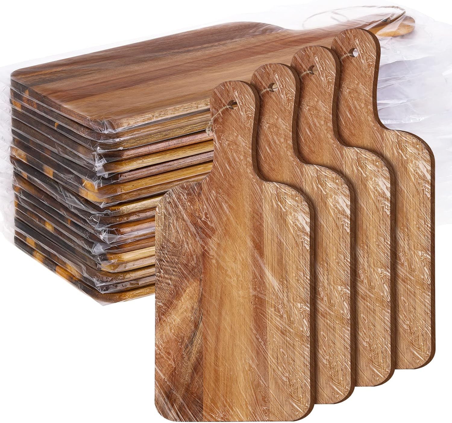 Amazon.com: 18 Pcs Cutting Board Set Plain Chopping Board with Handles ...