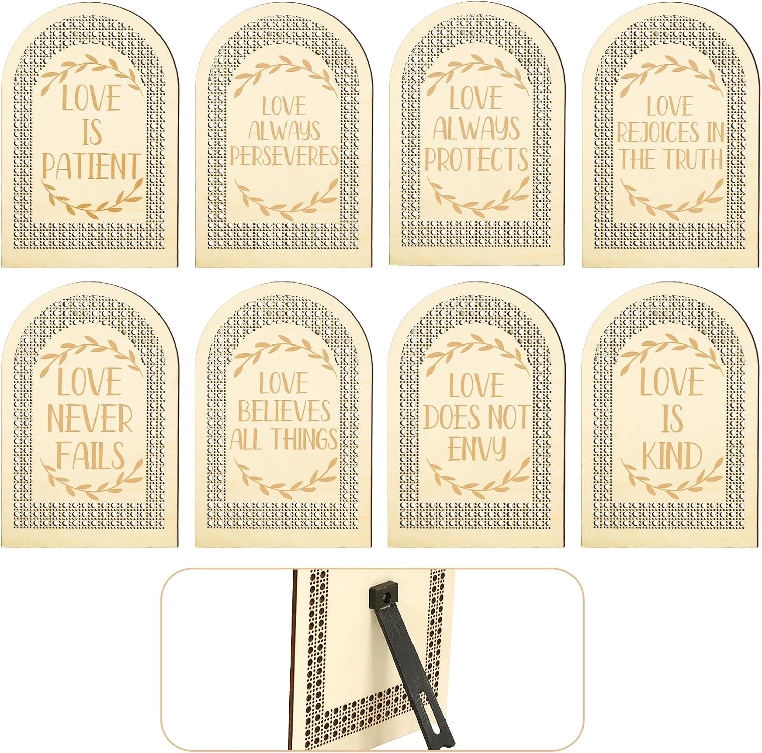 Amazon.com: LIKEYO Wedding Aisle Signs - Set of 8 Rustic Wooden Wedding ...