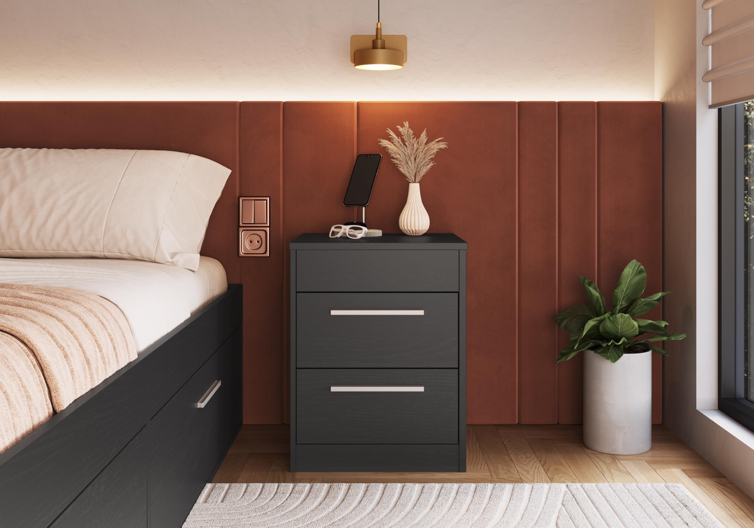 Amazon.com: Art in Furniture Nightstand with Hidden Compartment – 2 ...