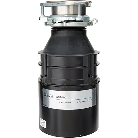 Whirlpool GC2000PE 1/2 hp in Sink Disposer with power cord, Black ...