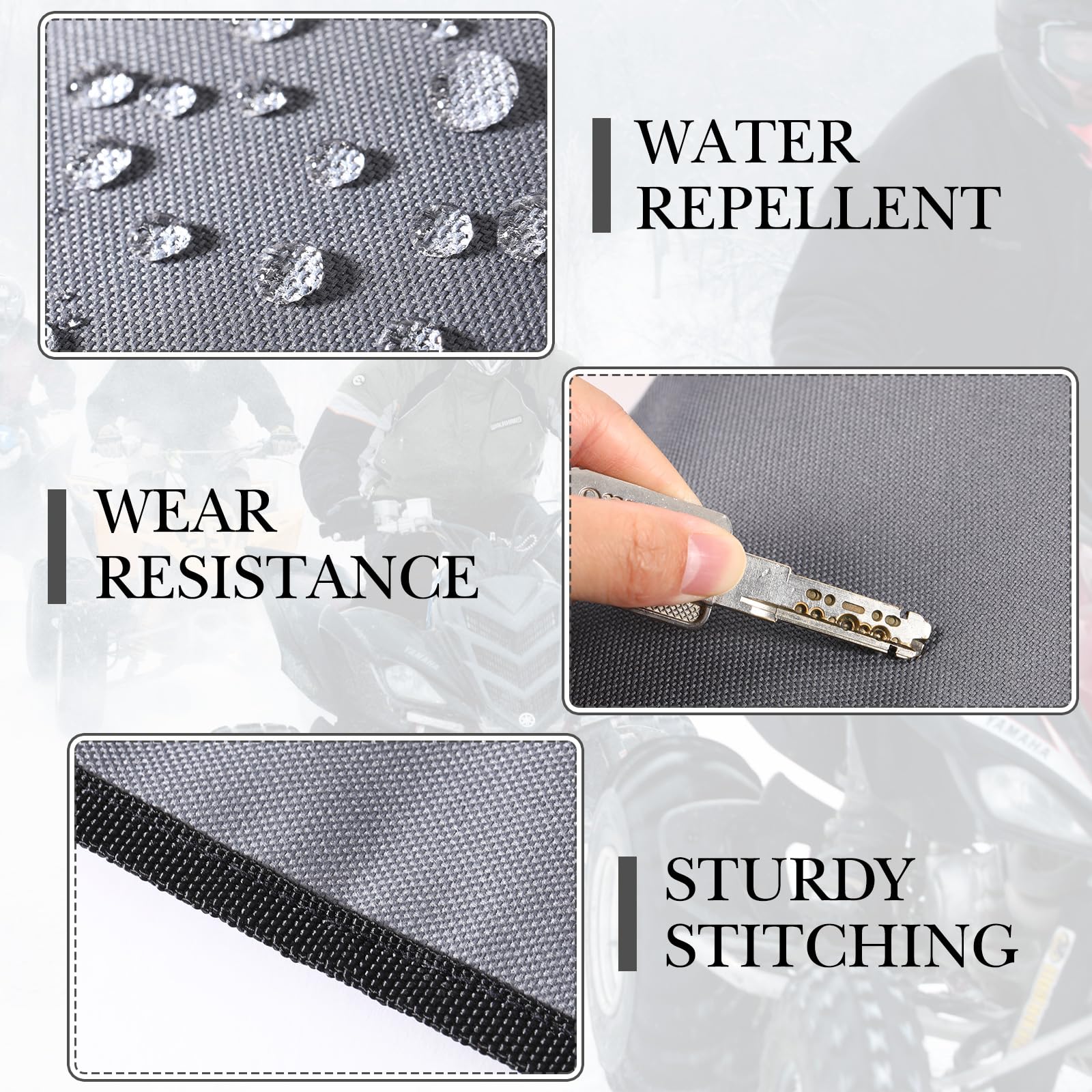 Snapklik.com : Aliceset ATV Saddle Bags ATV Tank Bags Waterproof ...