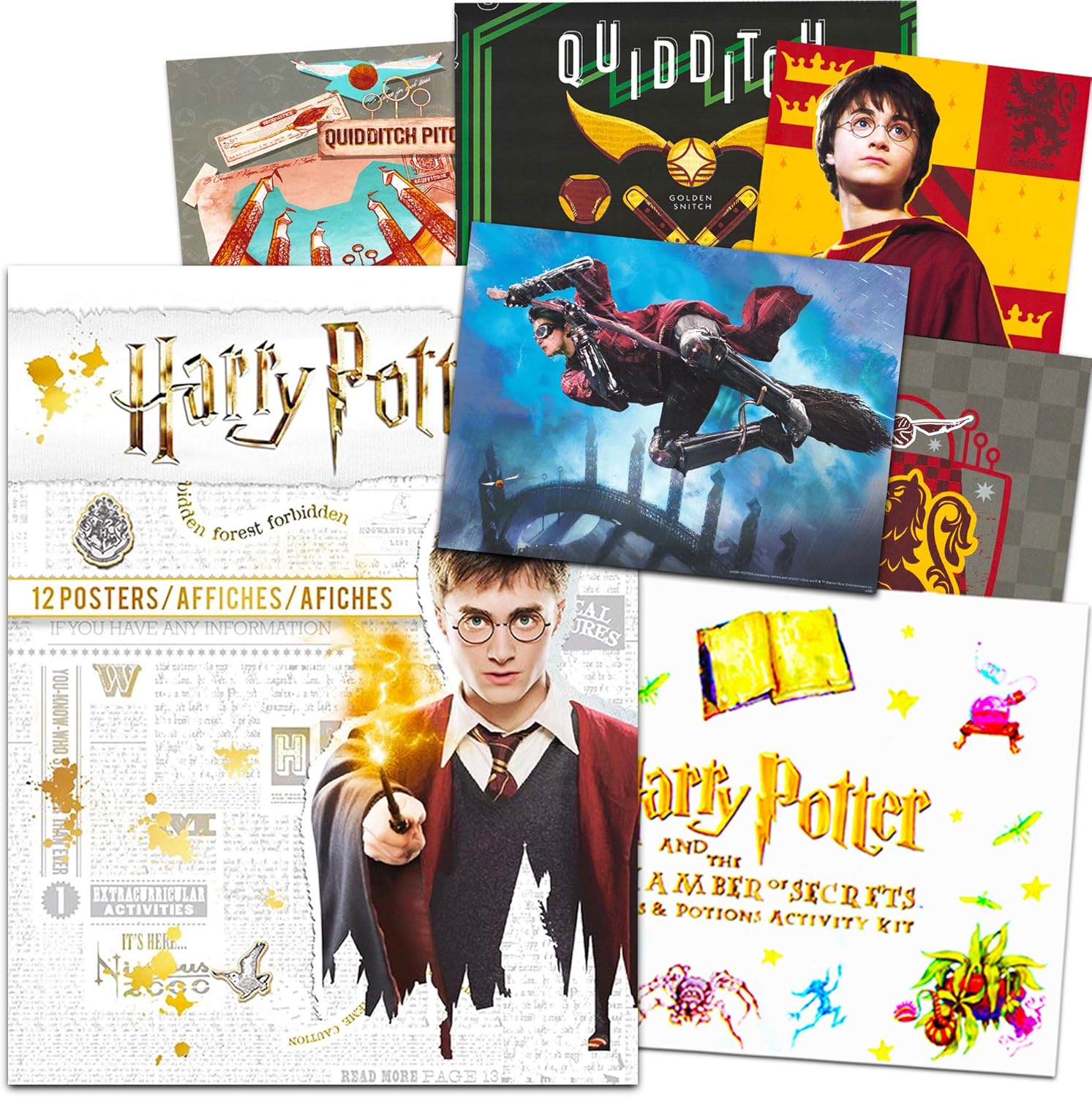 Harry Potter Poster Book Super Set ~ 12 Harry Potter Posters Featuring ...