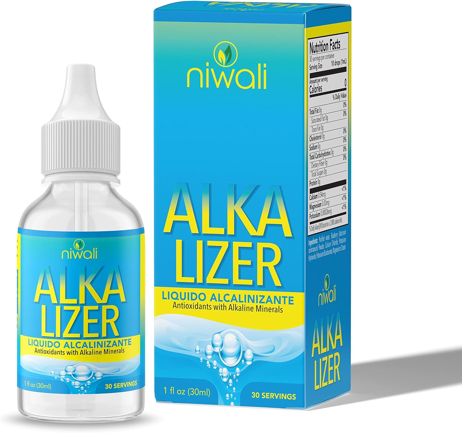 Amazon.com: Niwali Alka Lizer Antioxidants Alkaline Mineral Drops 1Oz ...