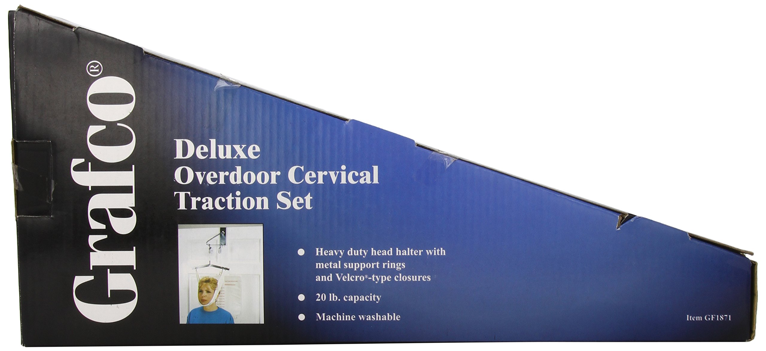 Amazon.com: Lumex GF1871 Cervical Traction Set, Neck Stretcher and Pain ...