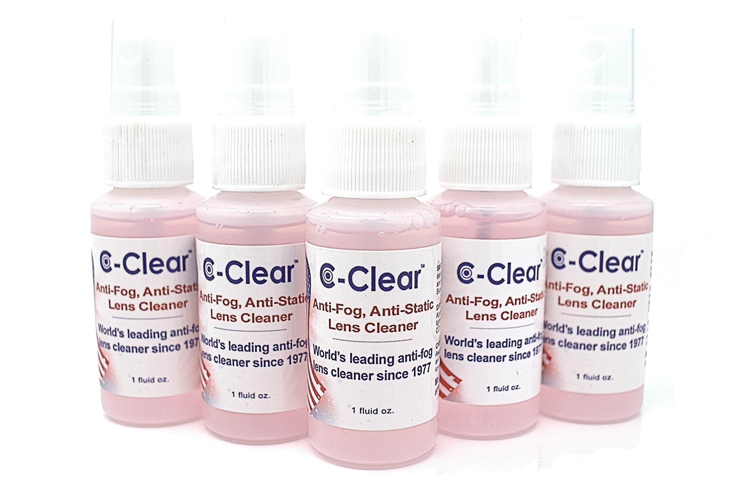 Amazon.com: C-Clear Anti-Fog, Anti-Static Lens Cleaner Spray Bottles ...