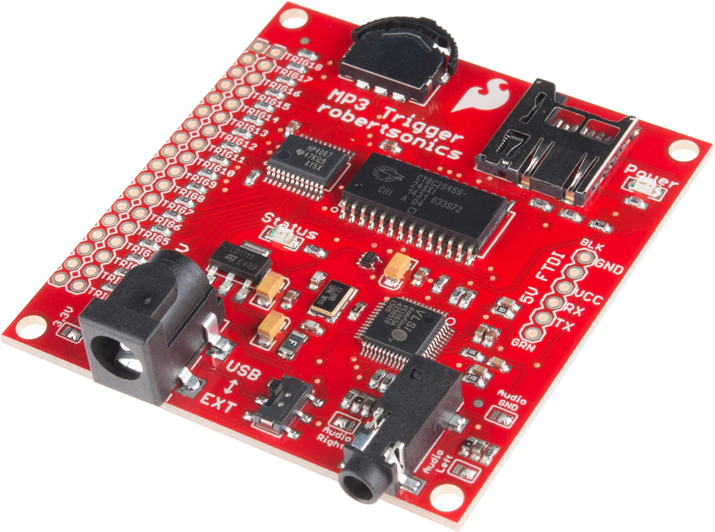 Amazon.com: SparkFun MP3 Trigger - 18 Trigger inputs to Alternate ...