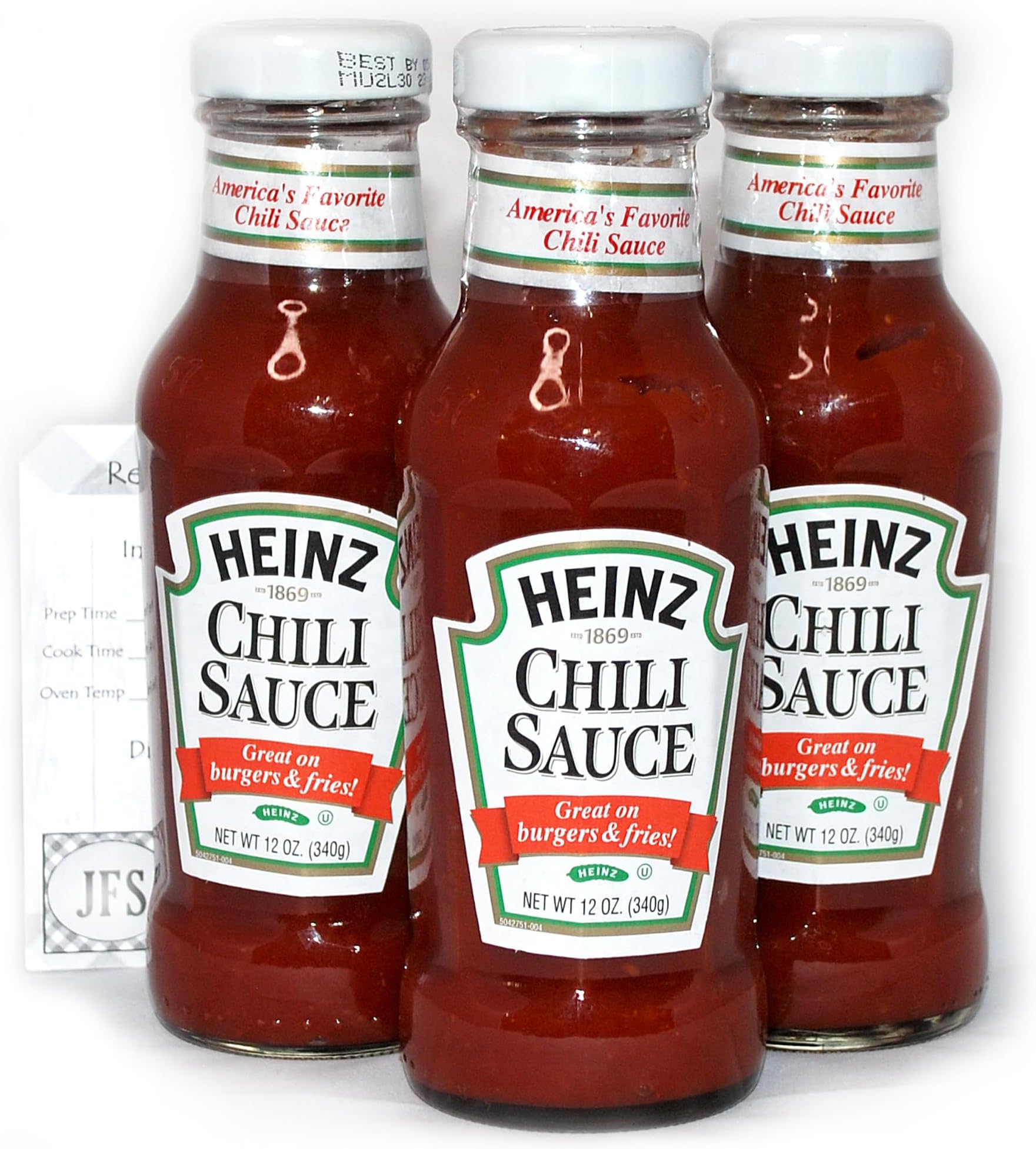 Amazon.com : Heinz Chili Sauce, 3-12oz Bottles Bundled with Exclusive ...