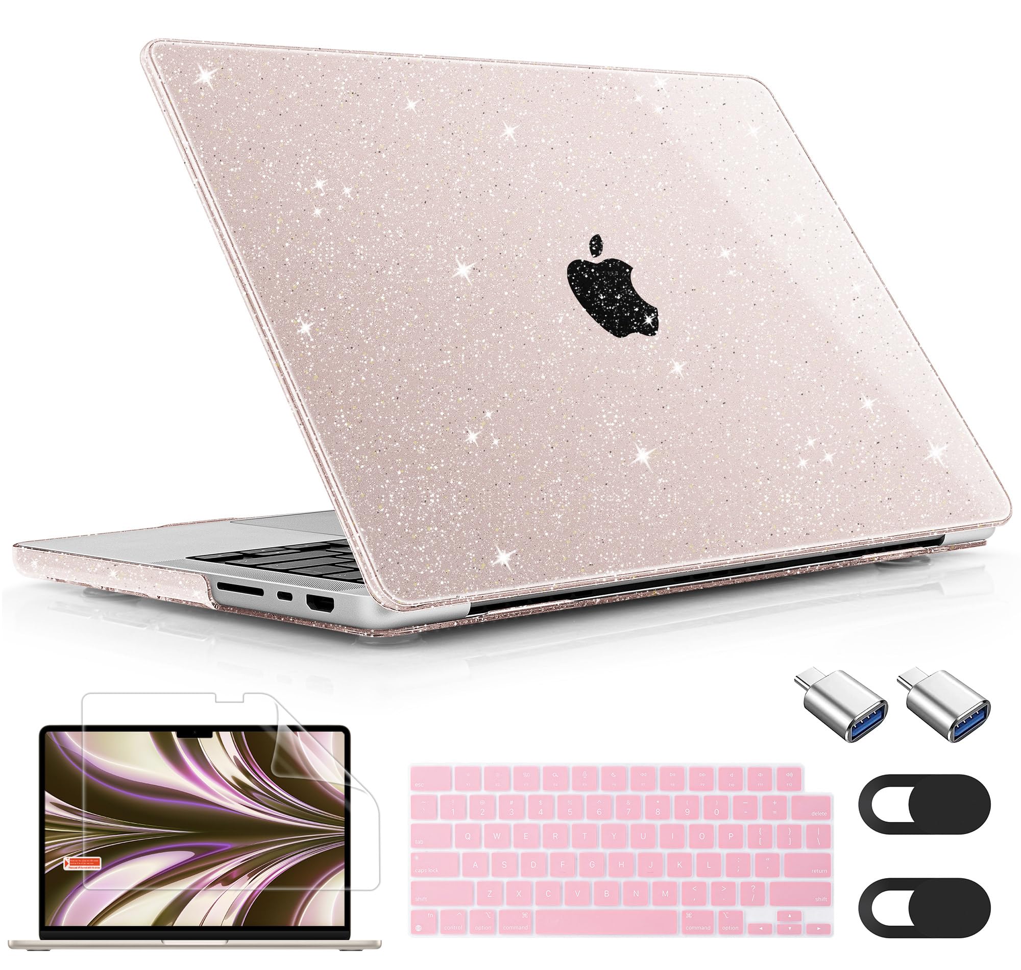 Amazon.com: Mektron for M4 MacBook Pro 14-inch Case 2024 A3112 A3401 ...