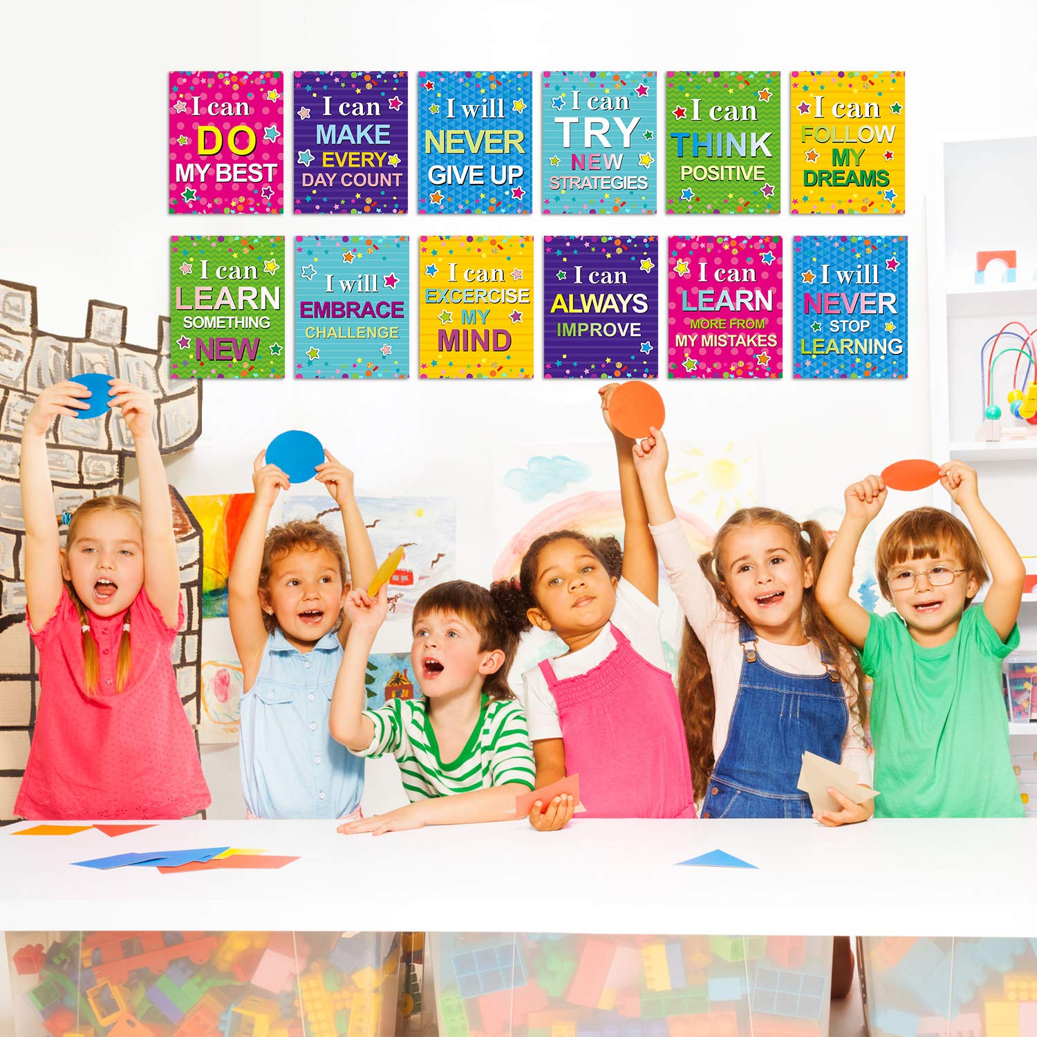 Amazon Com Pcs Growth Mindset Posters Bulletin Board Set Classroom | My ...