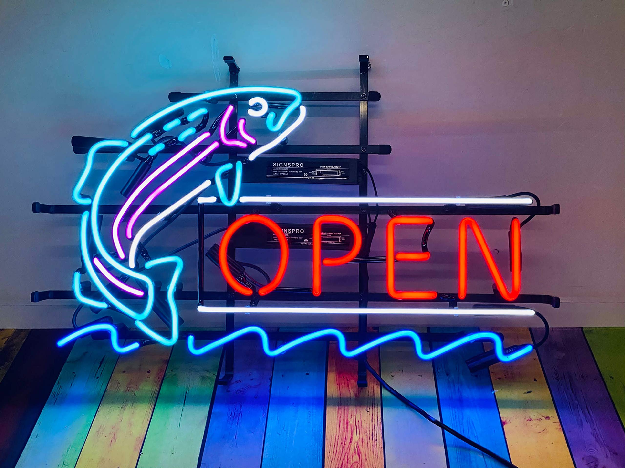 Neon Fish Sign