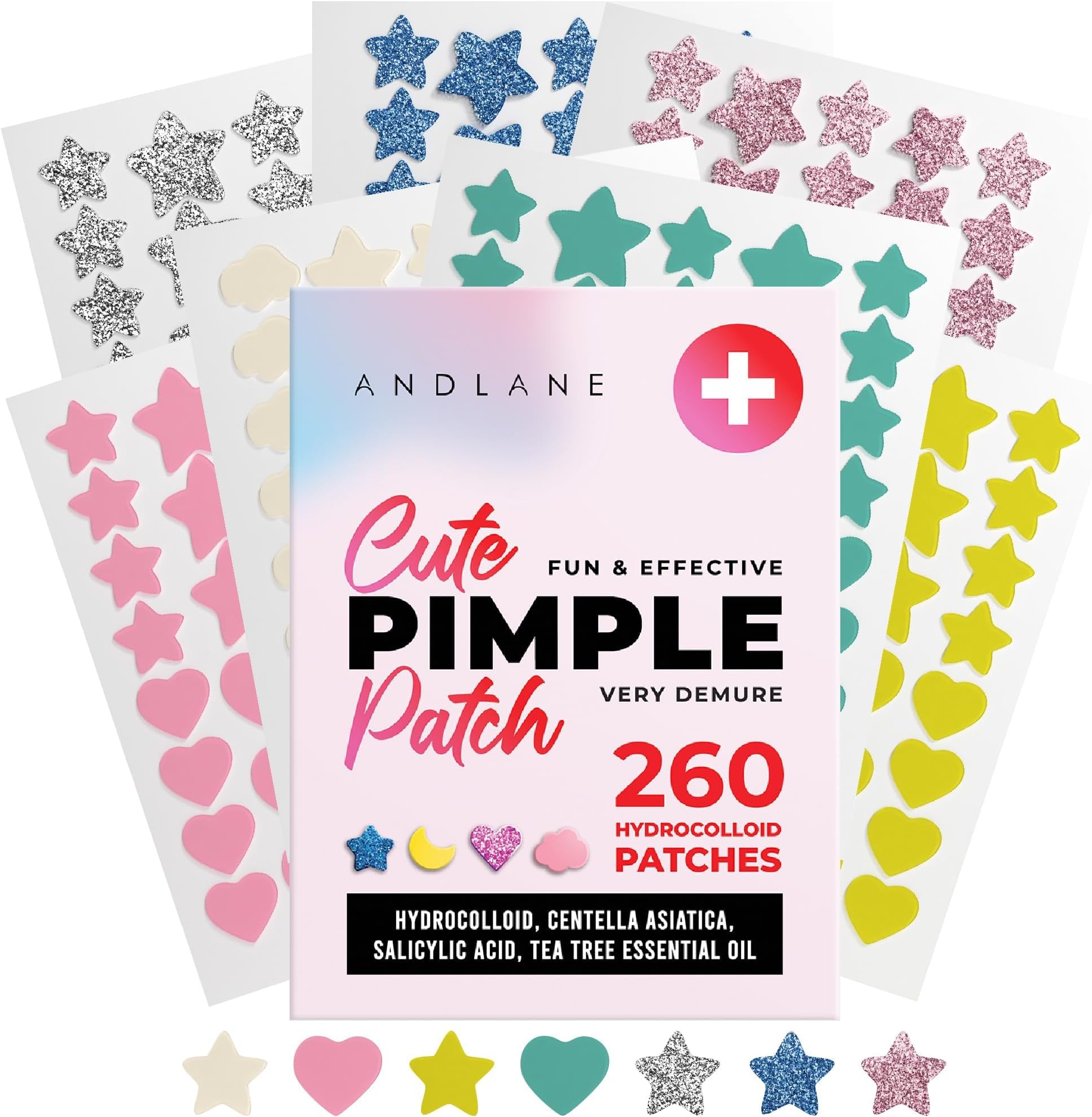 Amazon.com: Pimple Patches, Acne Patches Hydrocolloid for Face, Cute ...