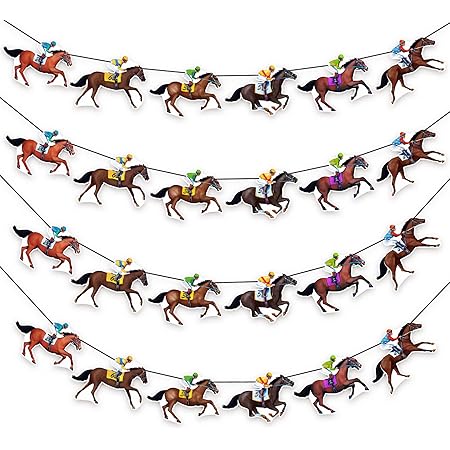 Amazon.com: Kentucky Party Derby Day Banners Party Supplies Horse ...