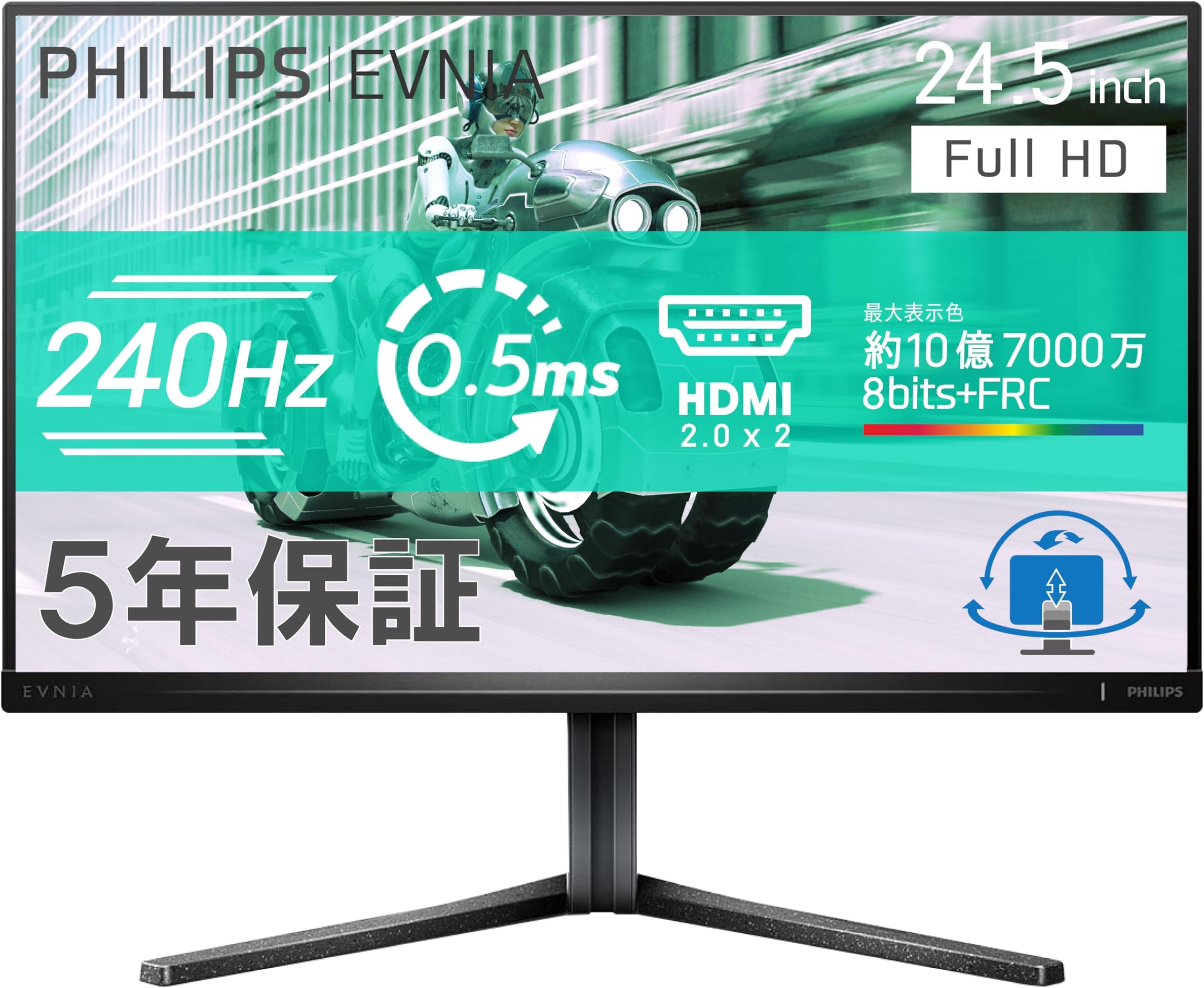 Amazon.co.jp: Acer ゲーミングモニター SigmaLine 24.5インチ KG251QIbmiipx 0.5ms(GTG ...